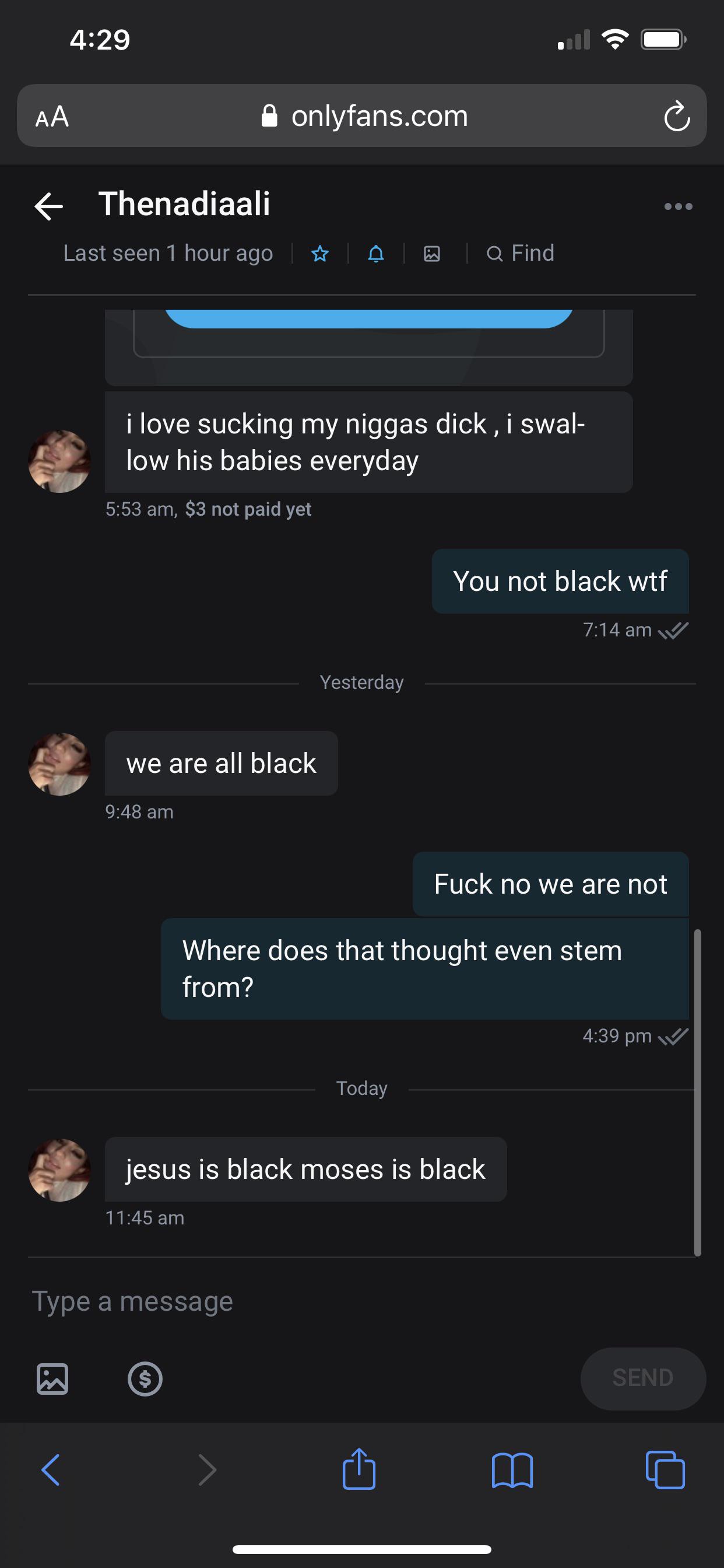 Her OF is all pay to unlock not to mention this hoe lost me with this one smh | Scrolller