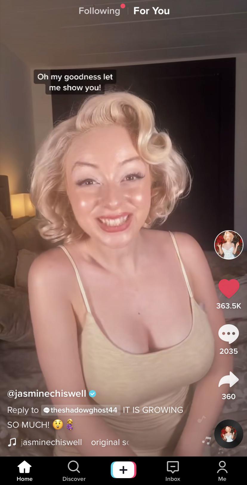 her tits are definitely getting bigger from pregnancy | Scrolller