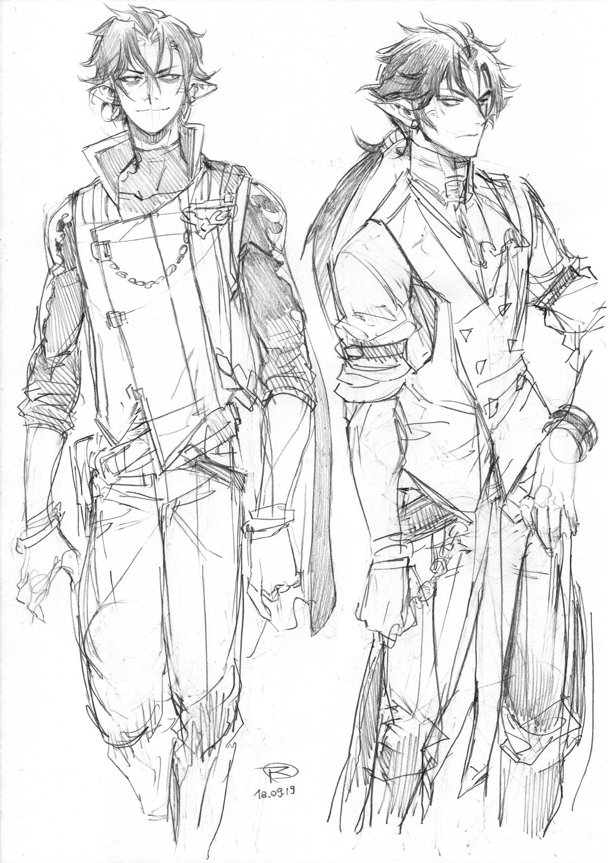 Here are a couple fullbody representations of our 283 year old vampire ...