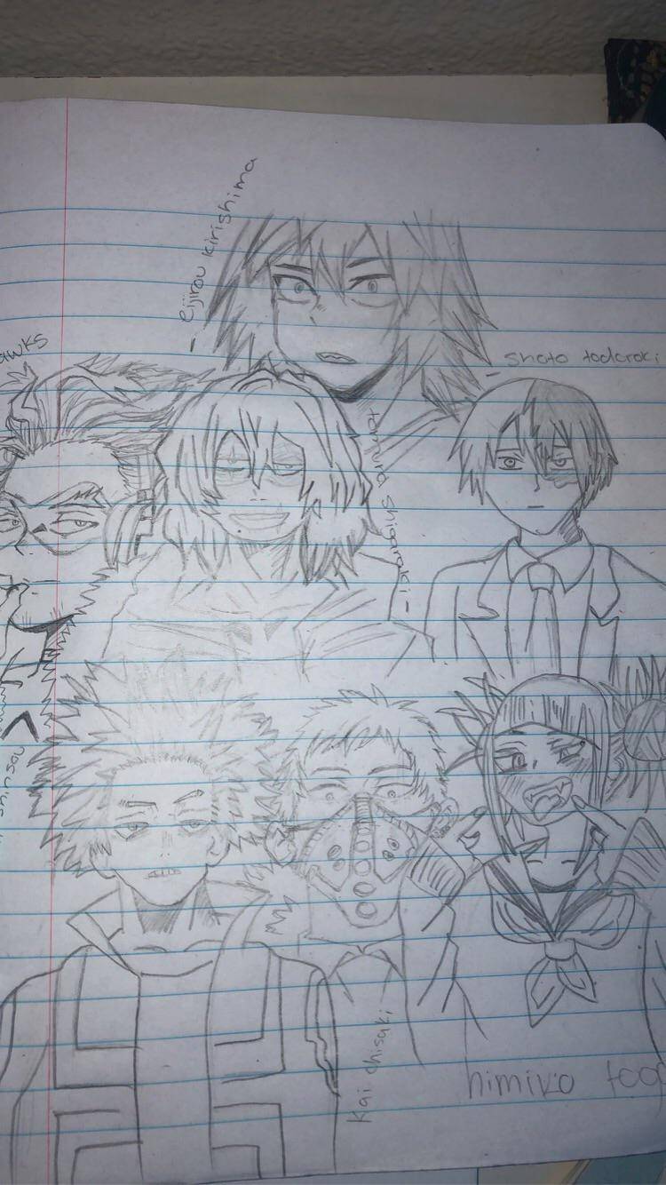 Here are some doodles I did in class ️ | Scrolller