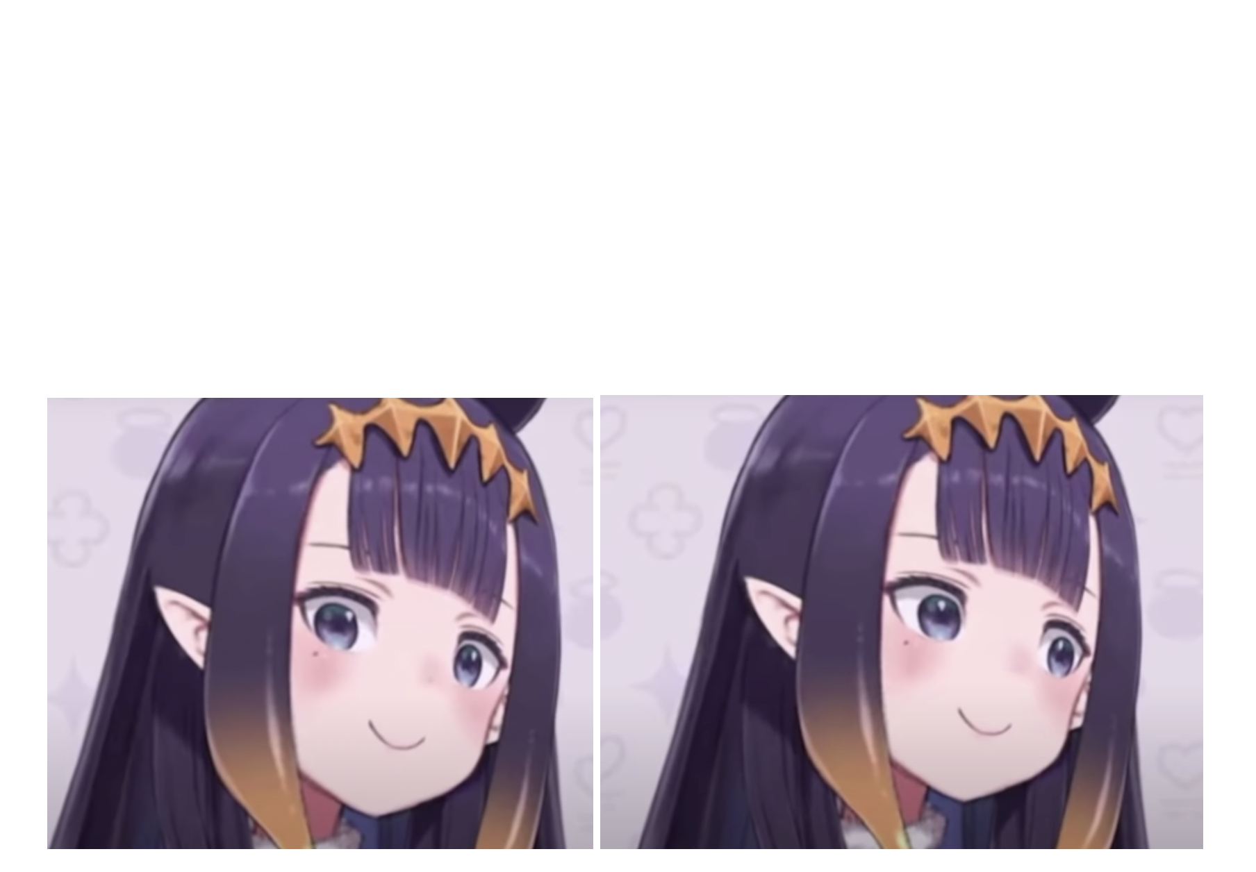 Here is a blank template of the Ina Version of the "looking at camera, looking away" meme (Enjoy ...