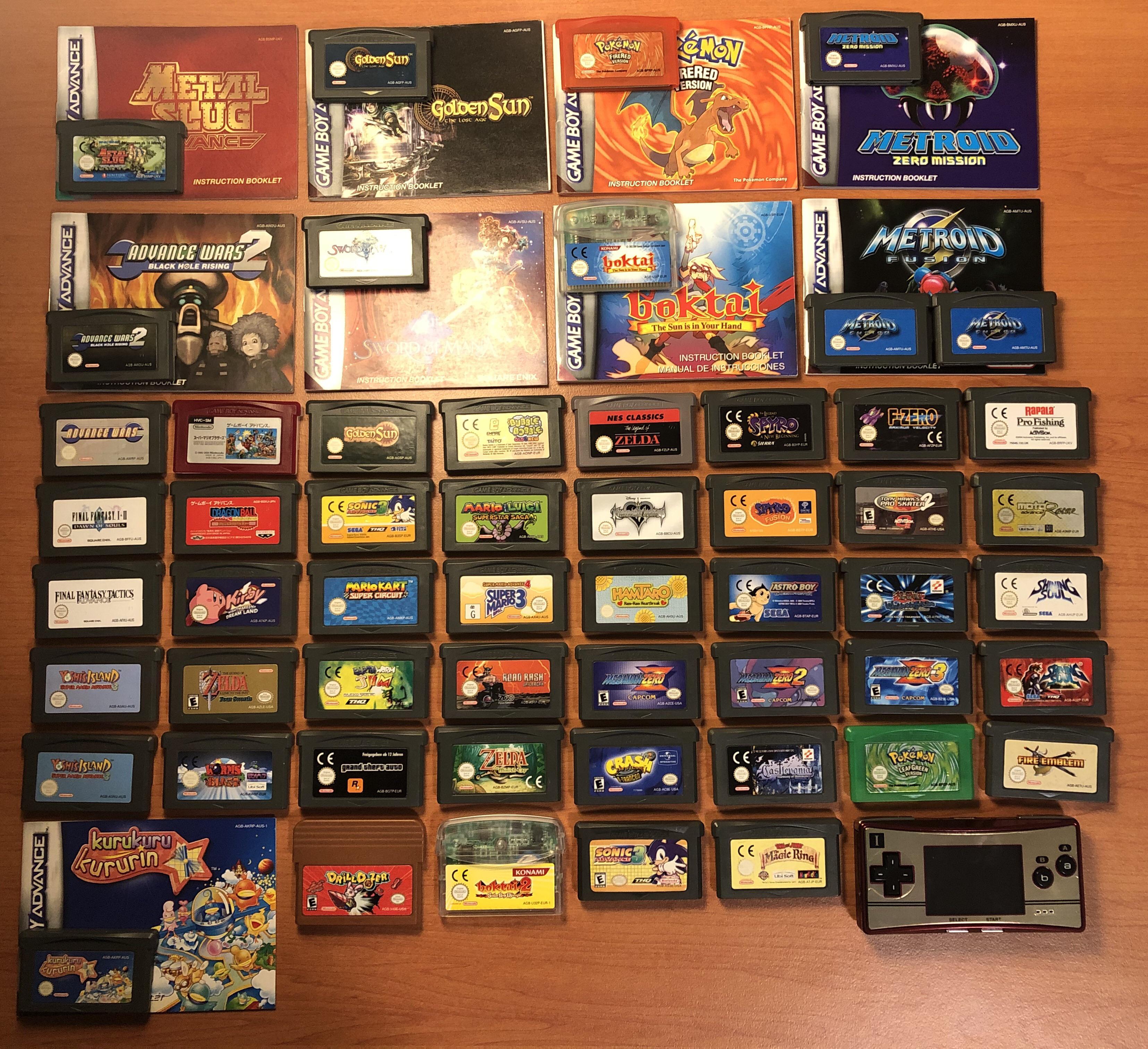 Here is my GBA game collection, what do you think? ... Can you spot the fake? | Scrolller