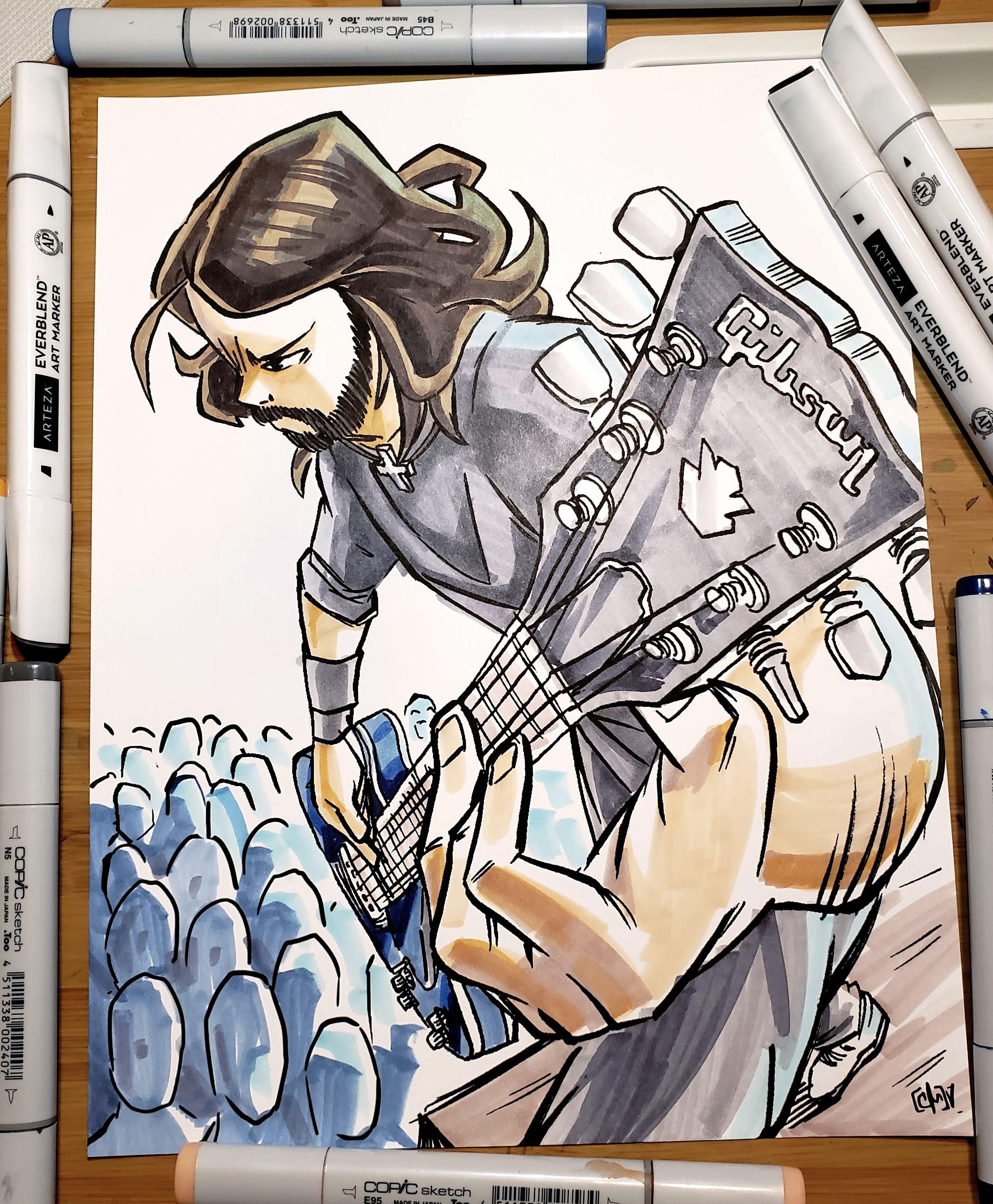 Here’s my drawing of Dave Grohl! | Scrolller