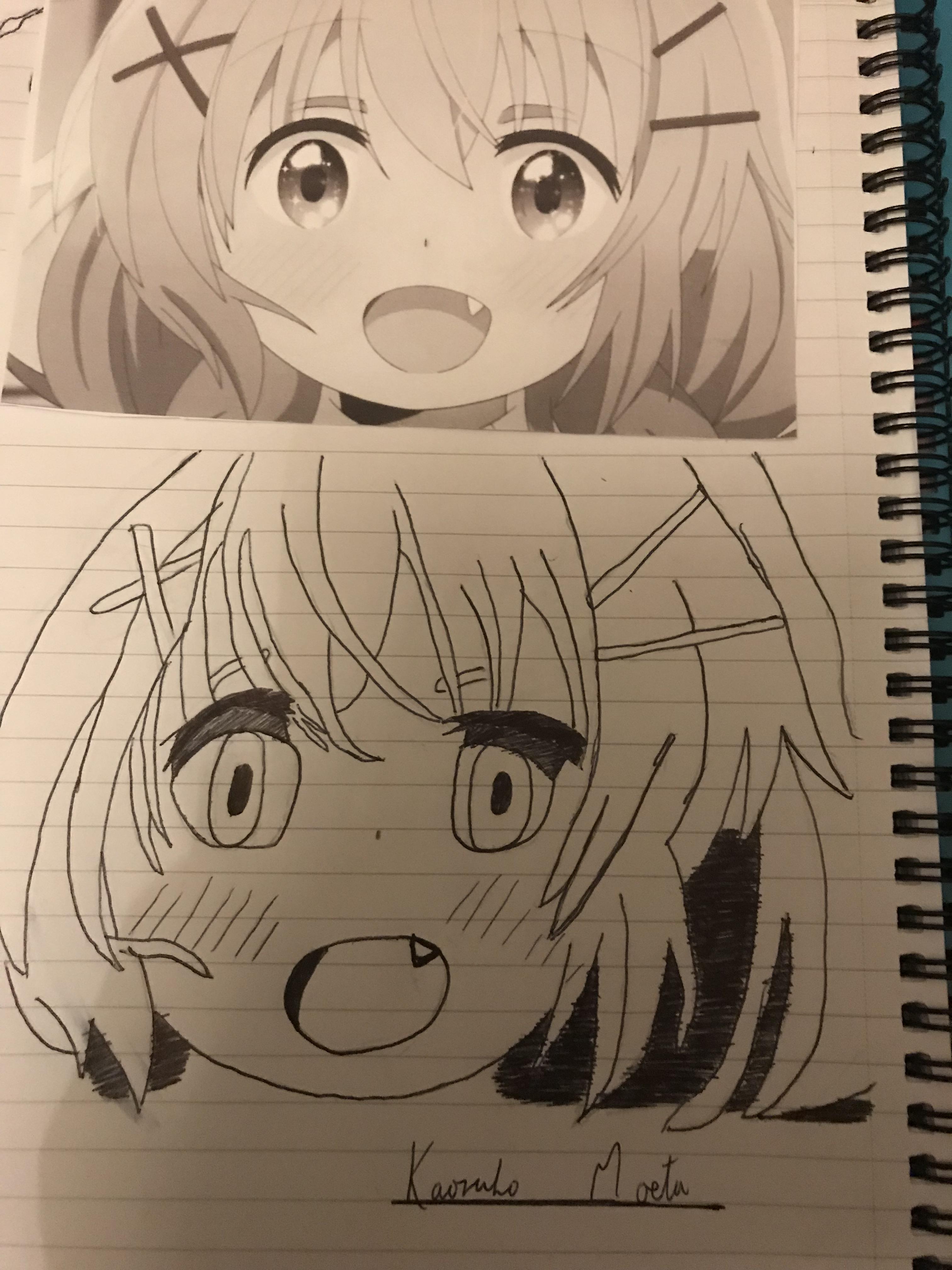 Here’s my drawing of Kaos-chan! | Scrolller