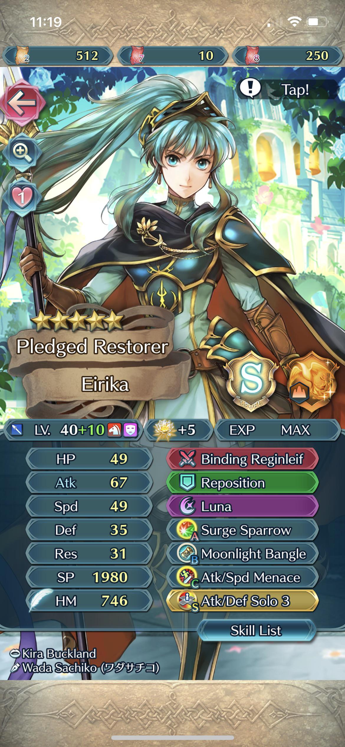 Here she is— My +10 B! Eirika! | Scrolller