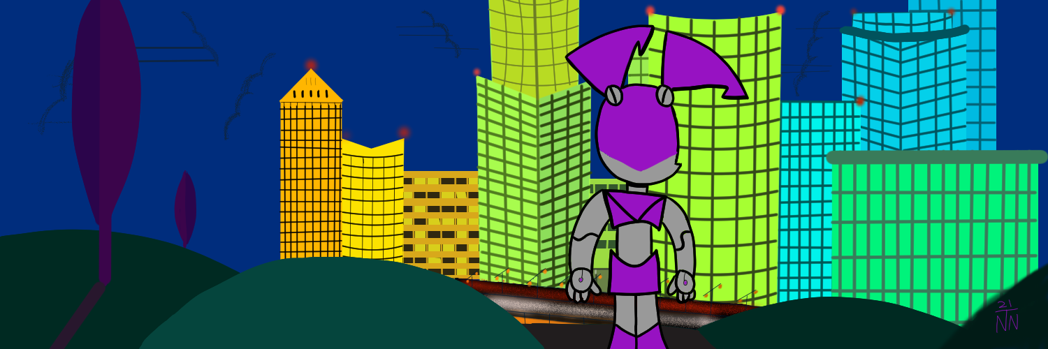 Here's a sketch I drew with Jen overlooking a city. Please do not repost. | Scrolller