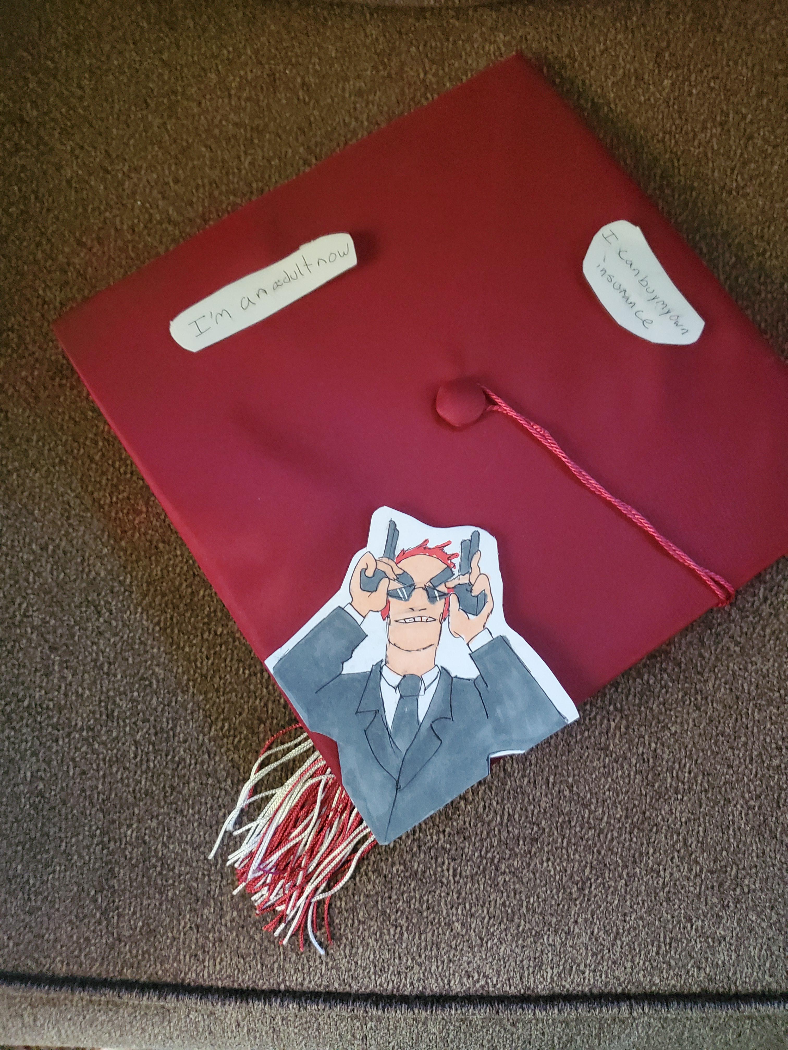 Here's my graduation cap. I figured the people here would appreciate it | Scrolller