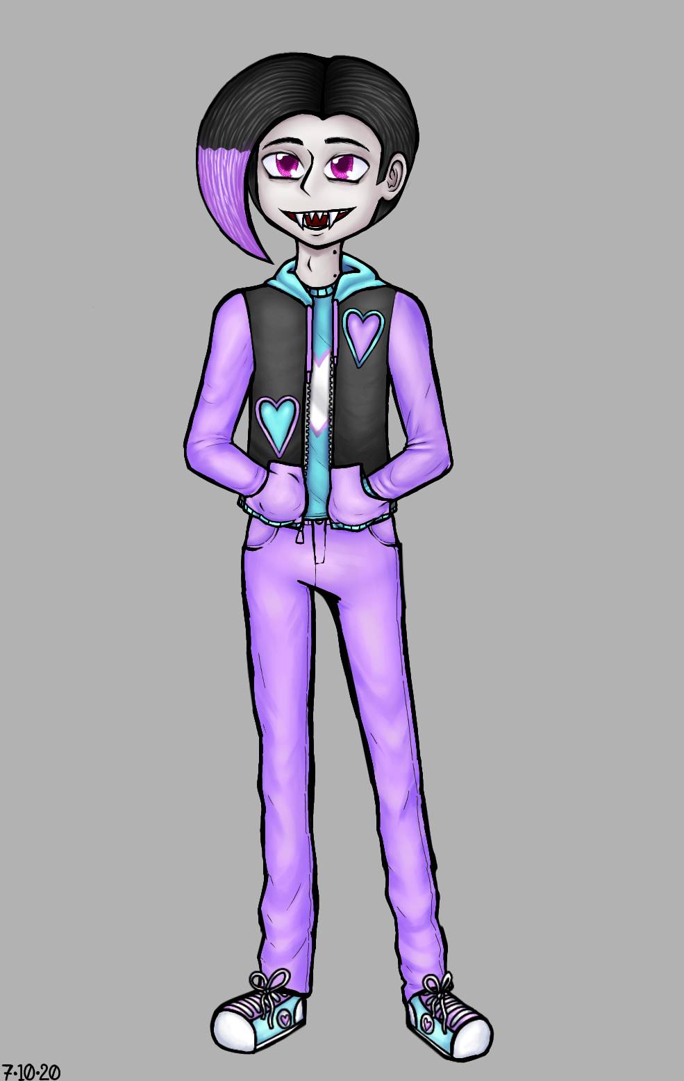 Here's my vampire character, Adam Lesure! Art drawn by u/Shakielaaa. | Scrolller