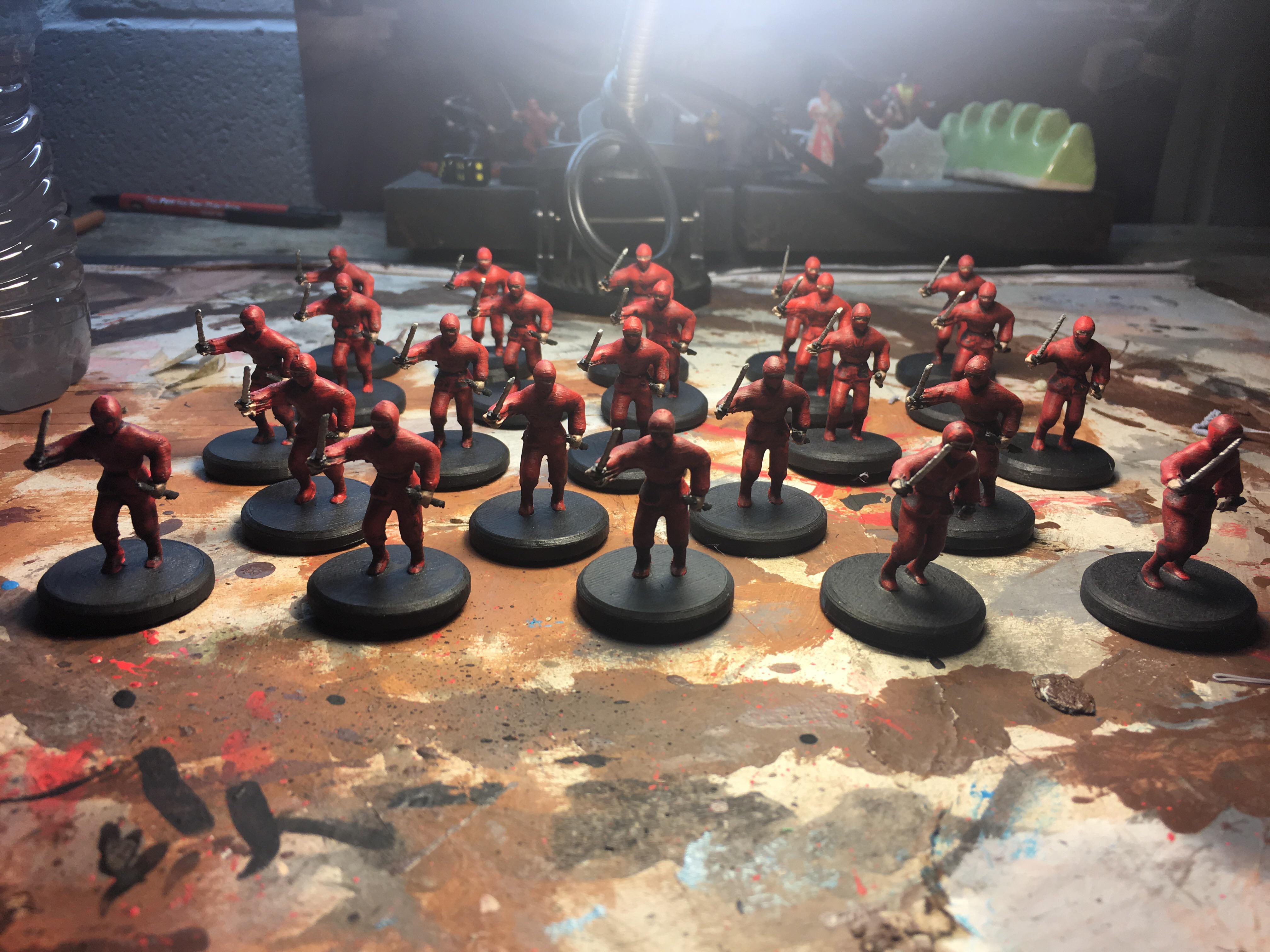 Heroclix shadowland scenario wip part 2 .. ninja tokens done | Scrolller