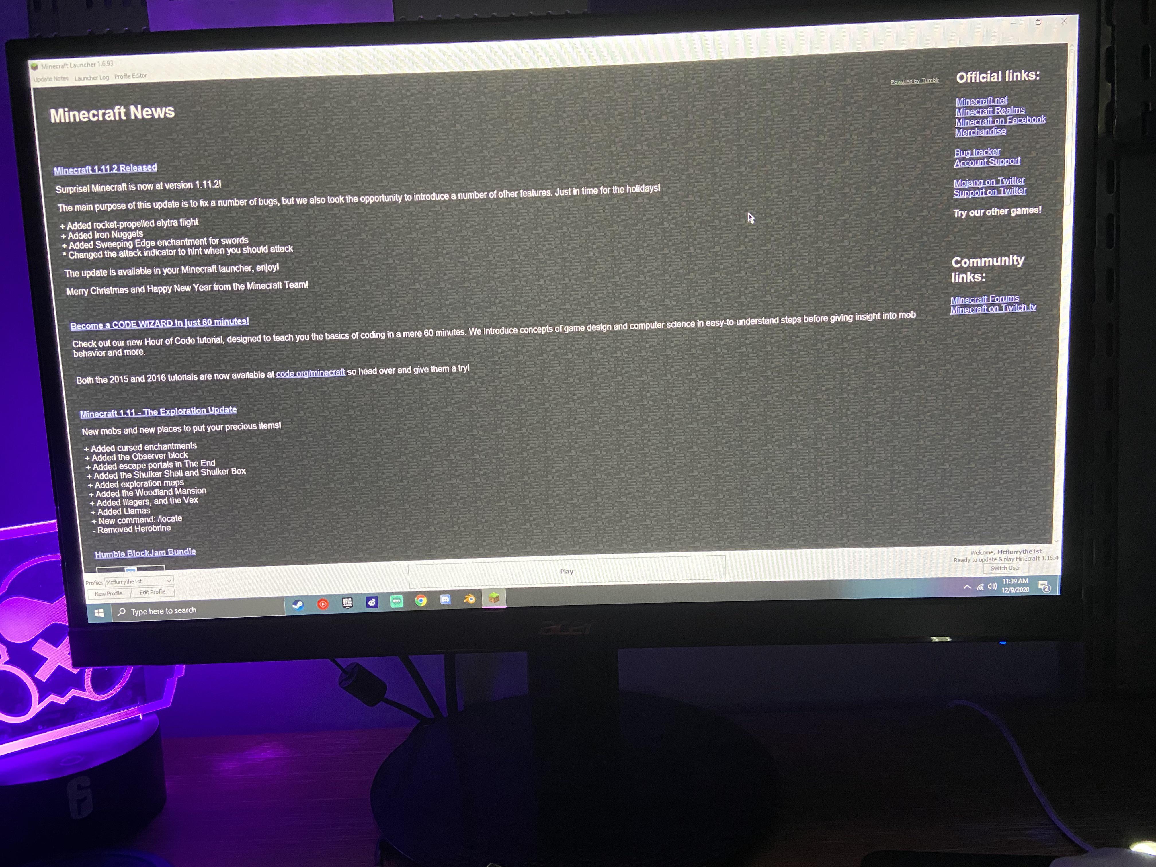 Hi Reddit I was wondering how do I change the Minecraft launcher because I accidentally changed ...
