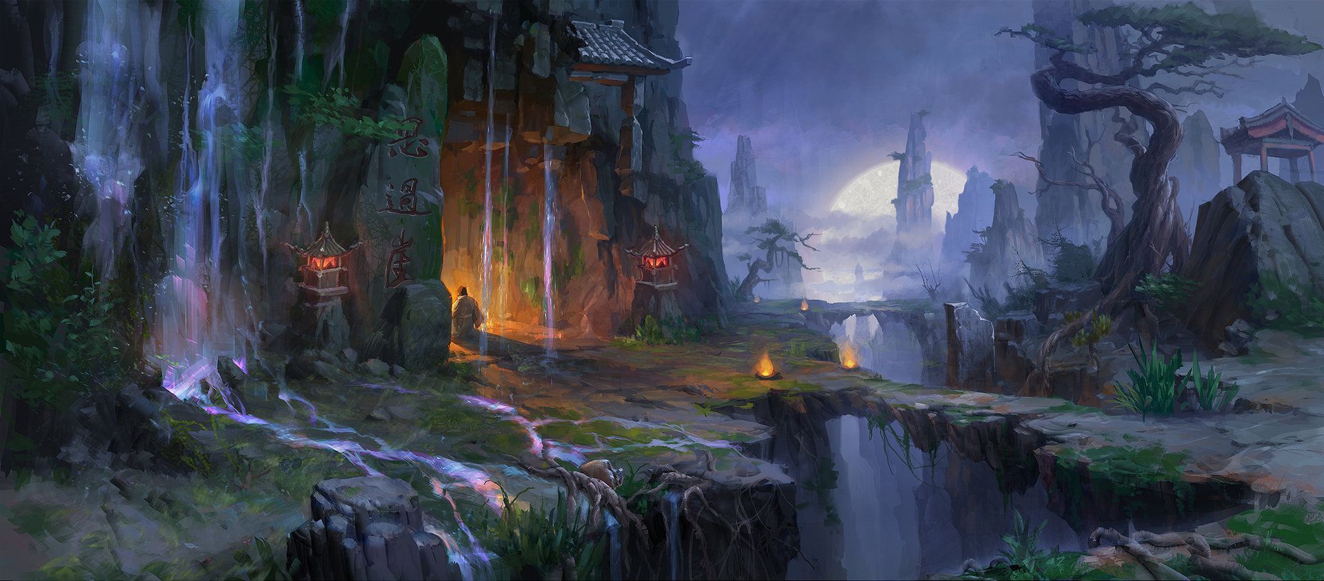 Hidden sanctuary, by Wang Wei | Scrolller