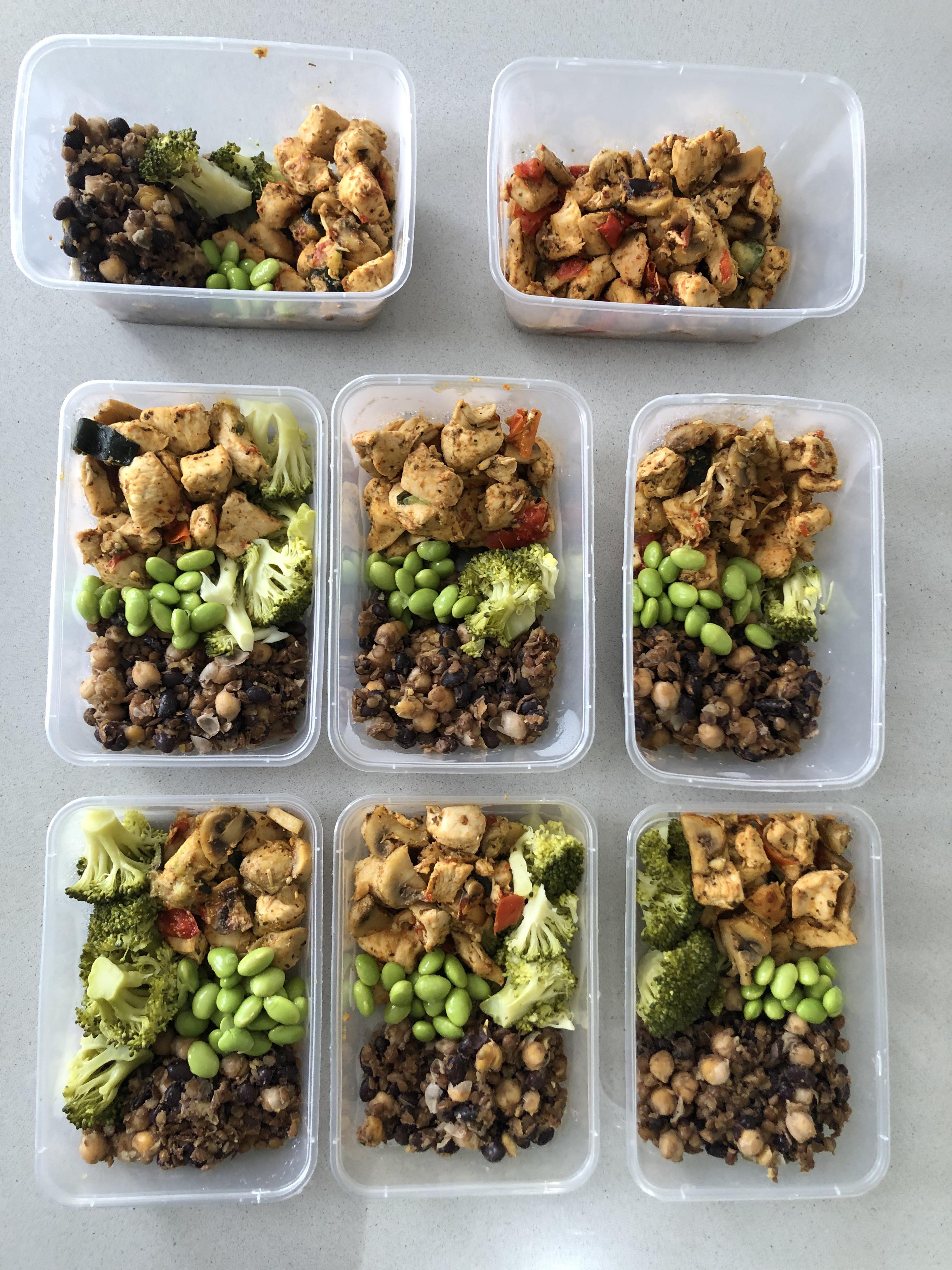 High protein meal prep done | Scrolller