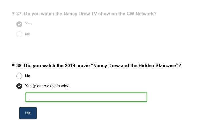 Hilarious question on the new HeR survey | Scrolller
