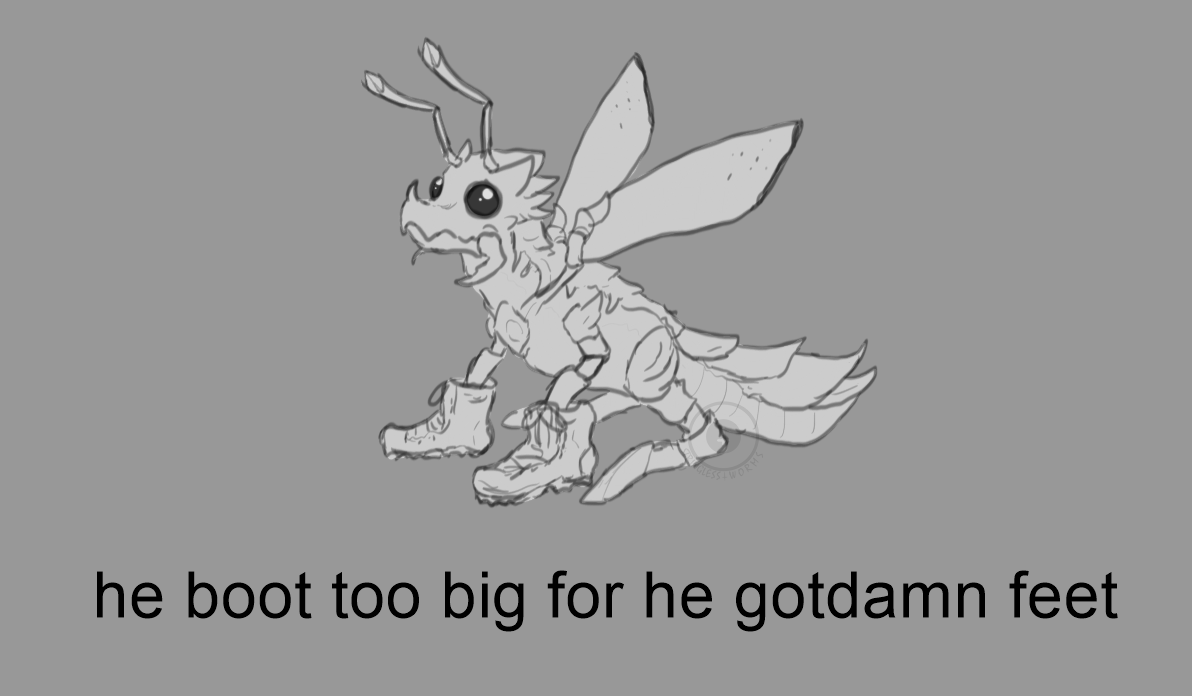 him boot too big | Scrolller