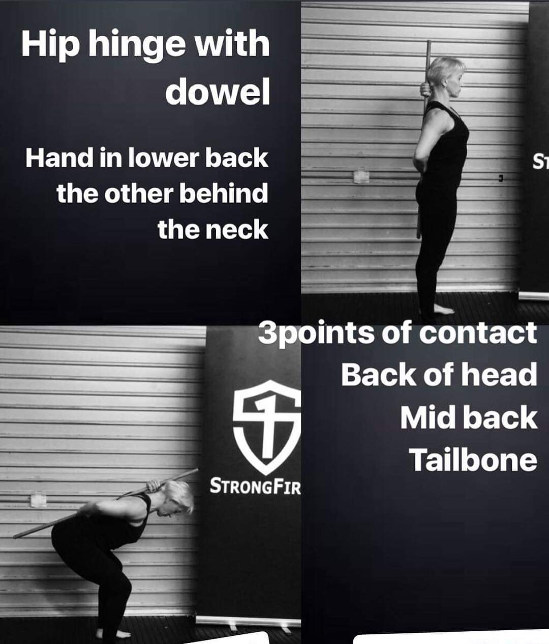 Hip Hinge With a Dowel | Scrolller