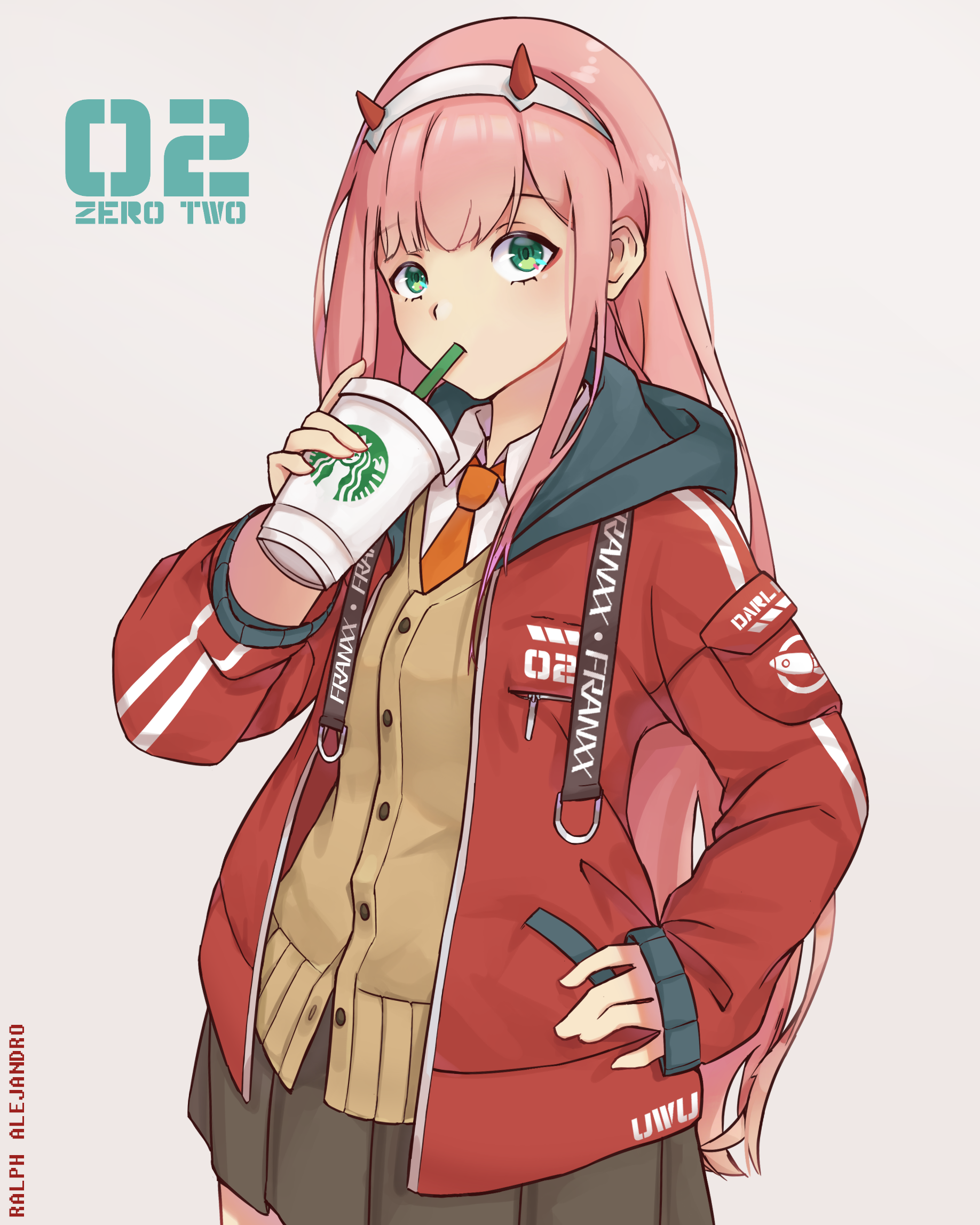 Hip-hop School Girl Zero Two~ | Scrolller