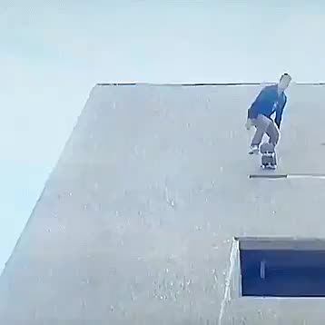 HMB while I skate down the roof | Scrolller