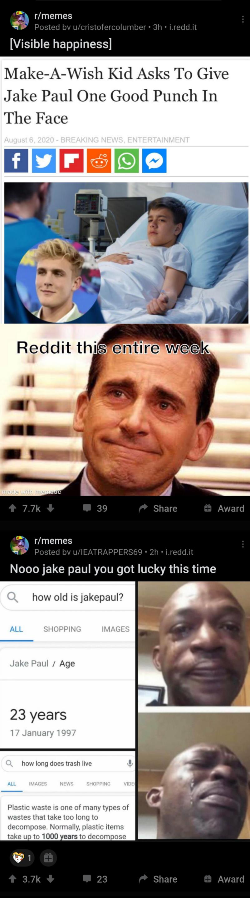 Hmm, yes Jake Paul. (Click to view full) | Scrolller