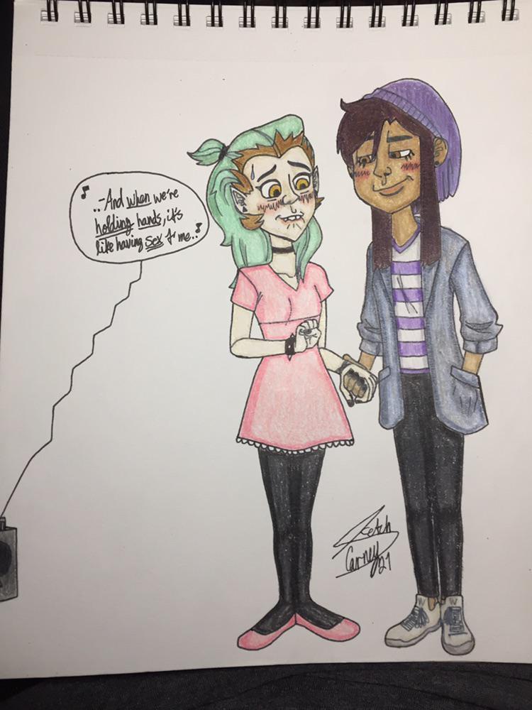 Holding Hands Scrolller