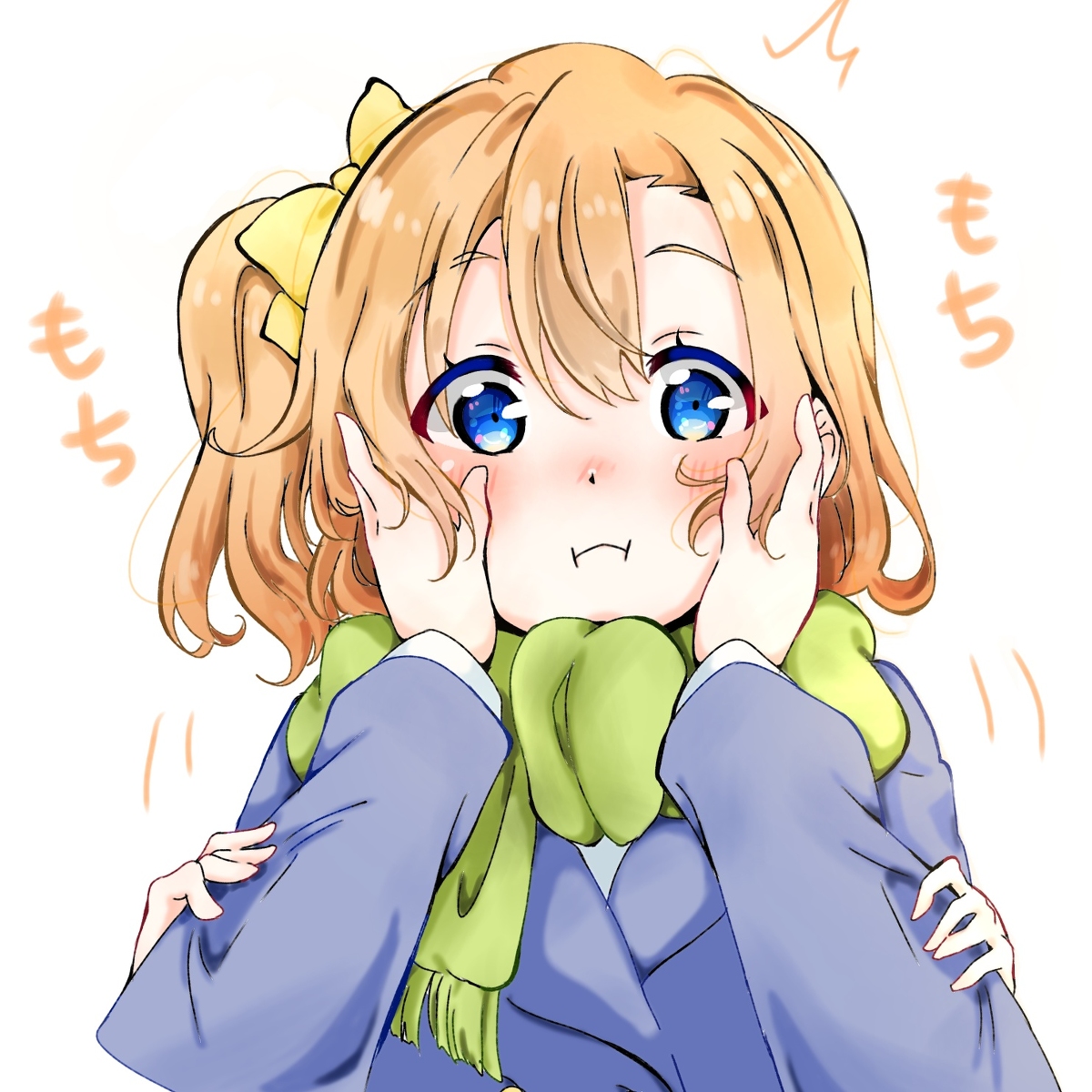 Holding her face | Scrolller