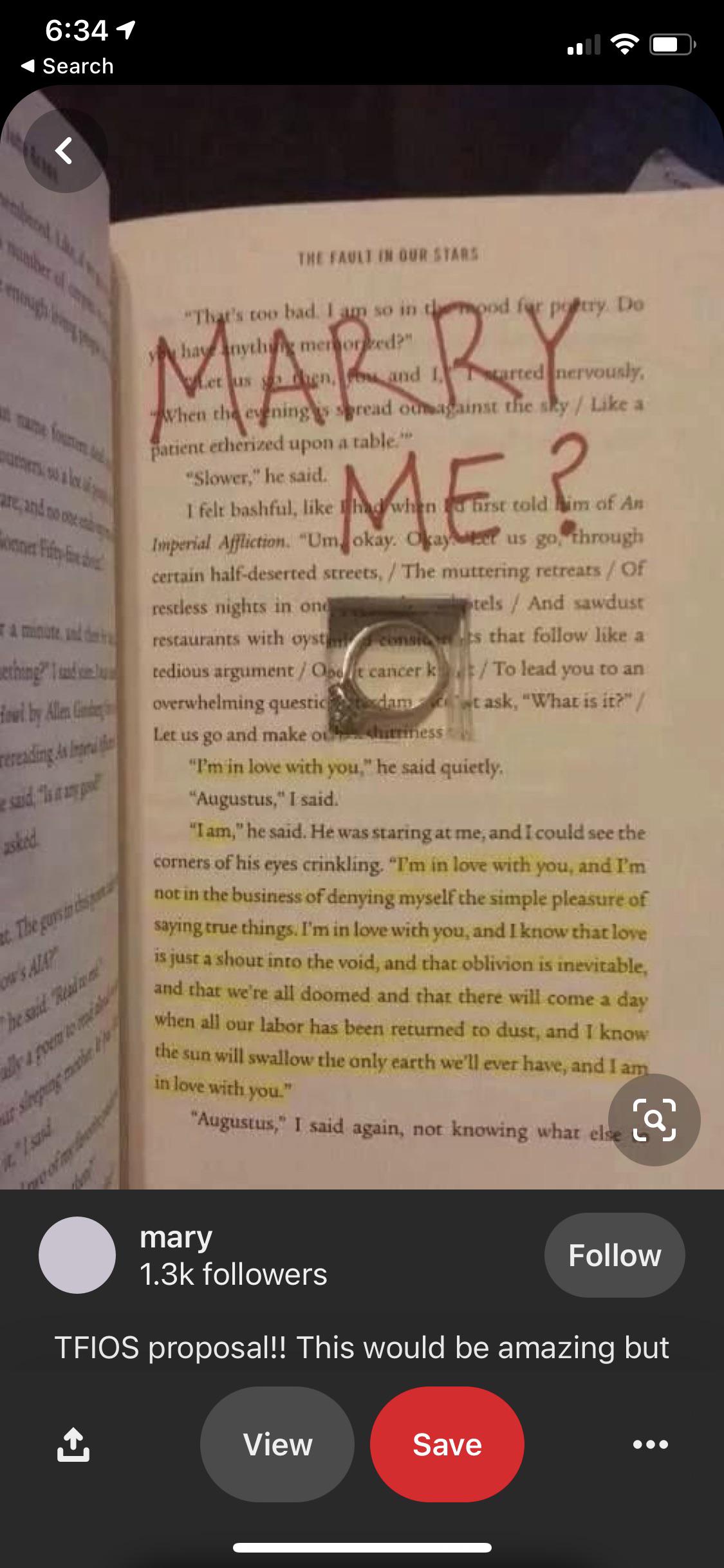 holesome marriage proposal | Scrolller