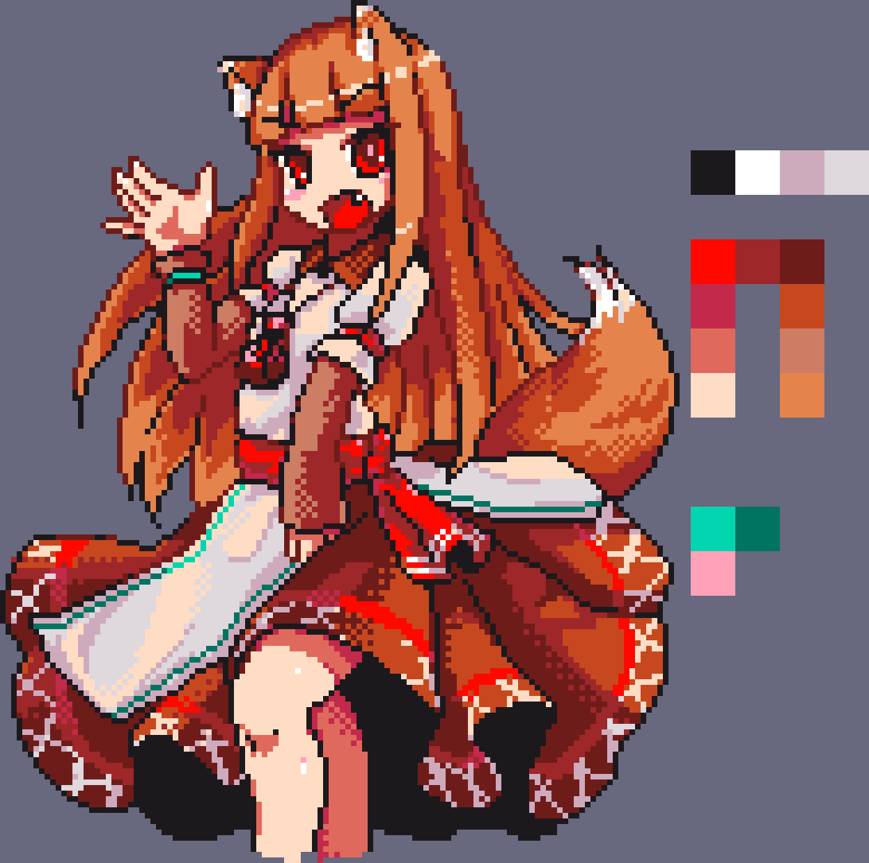 Holo pixel art | Scrolller