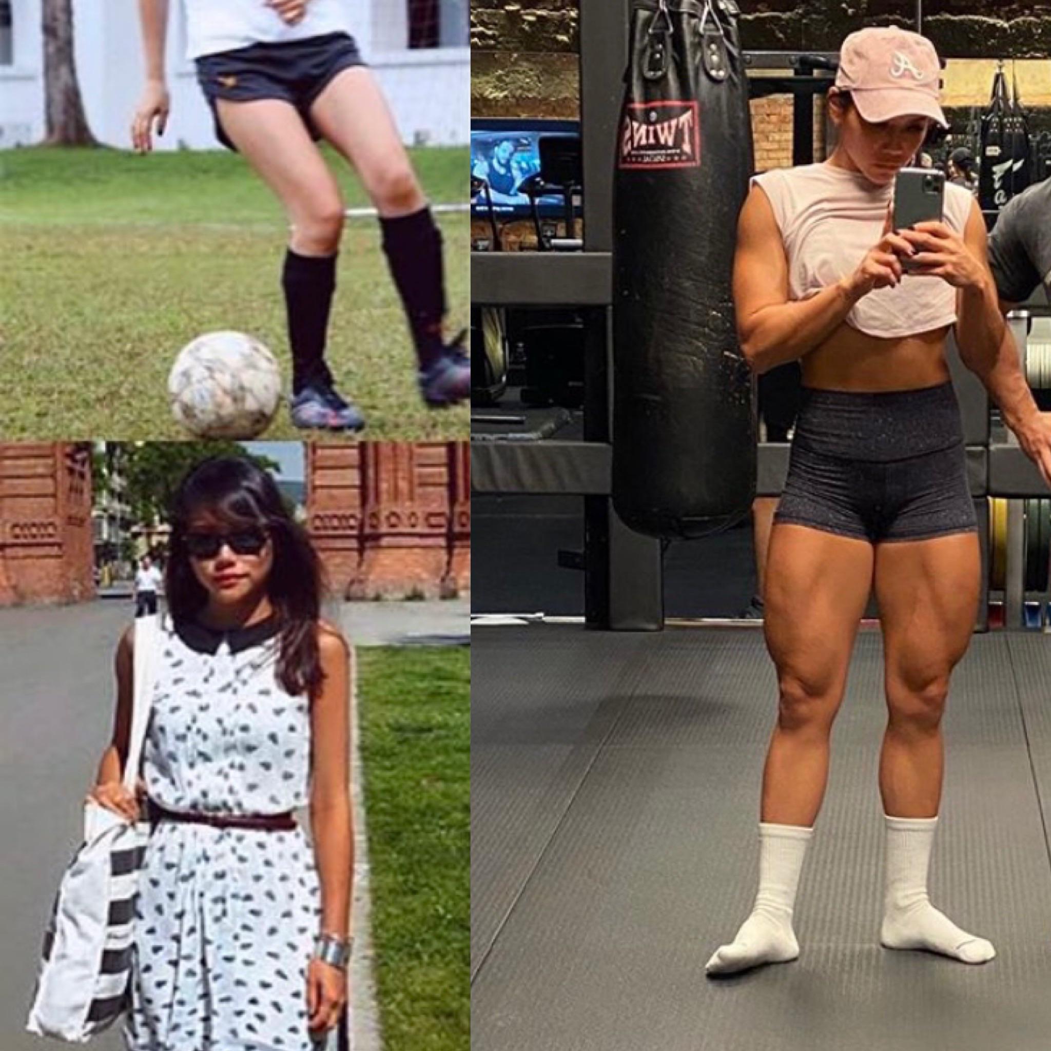 Homegirl got absolutely ripped | Scrolller