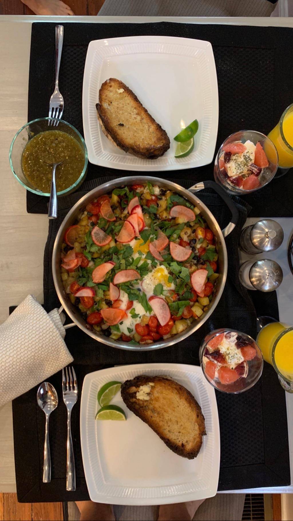 Homemade anniversary brunch | Scrolller