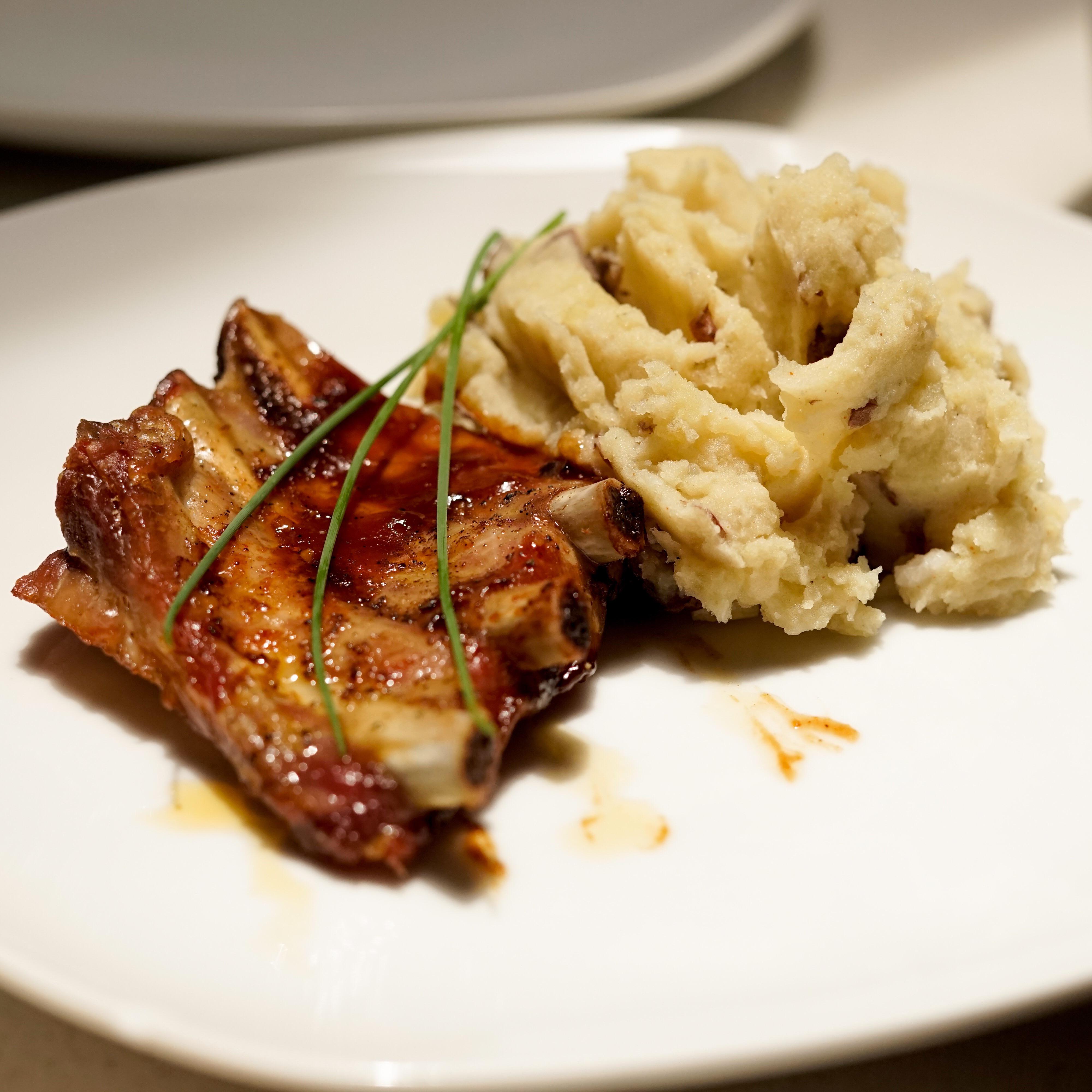 [Homemade] bbq baby back ribs with mashed potatoes | Scrolller