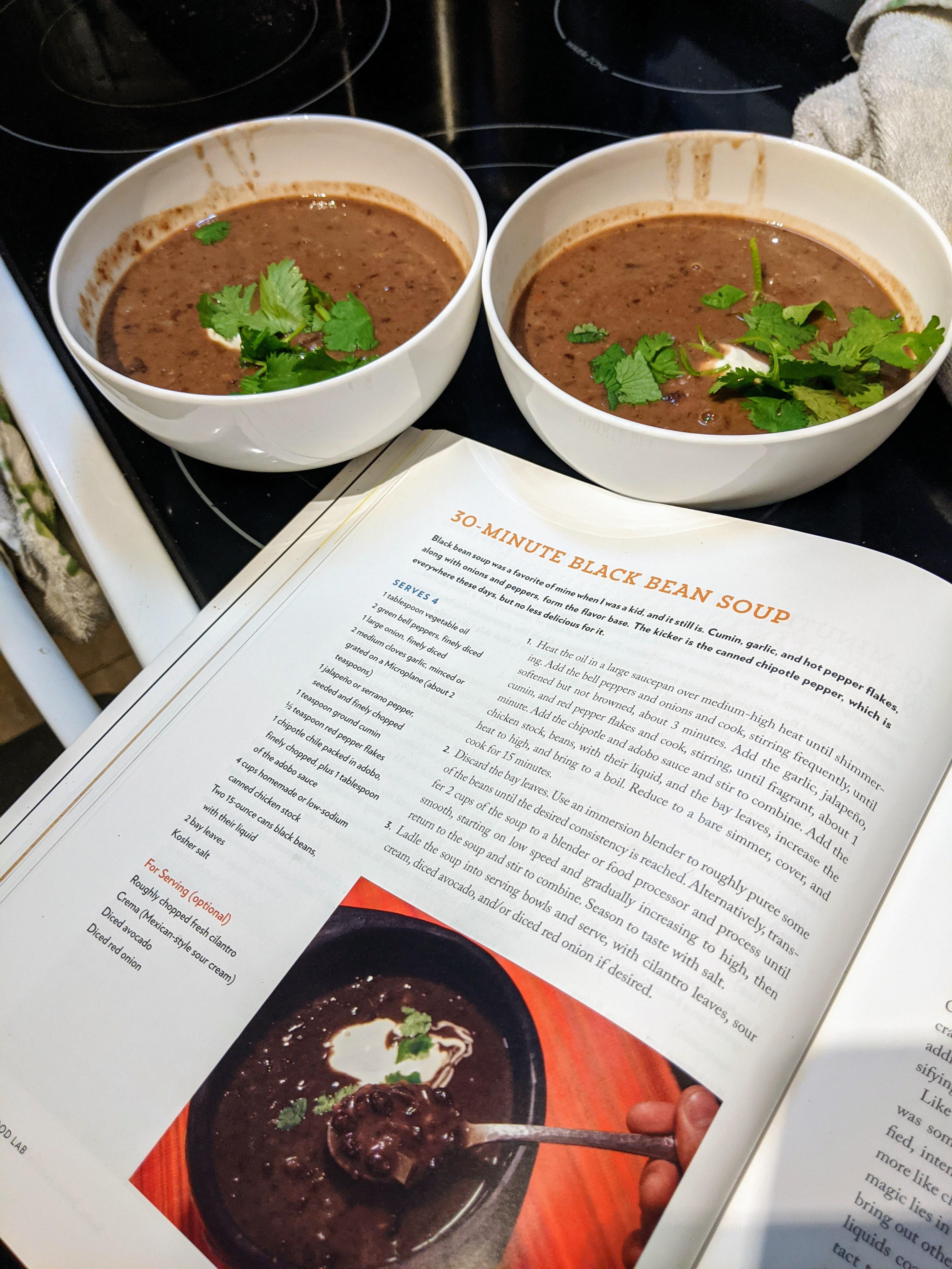 [Homemade] Black Bean Soup | Scrolller