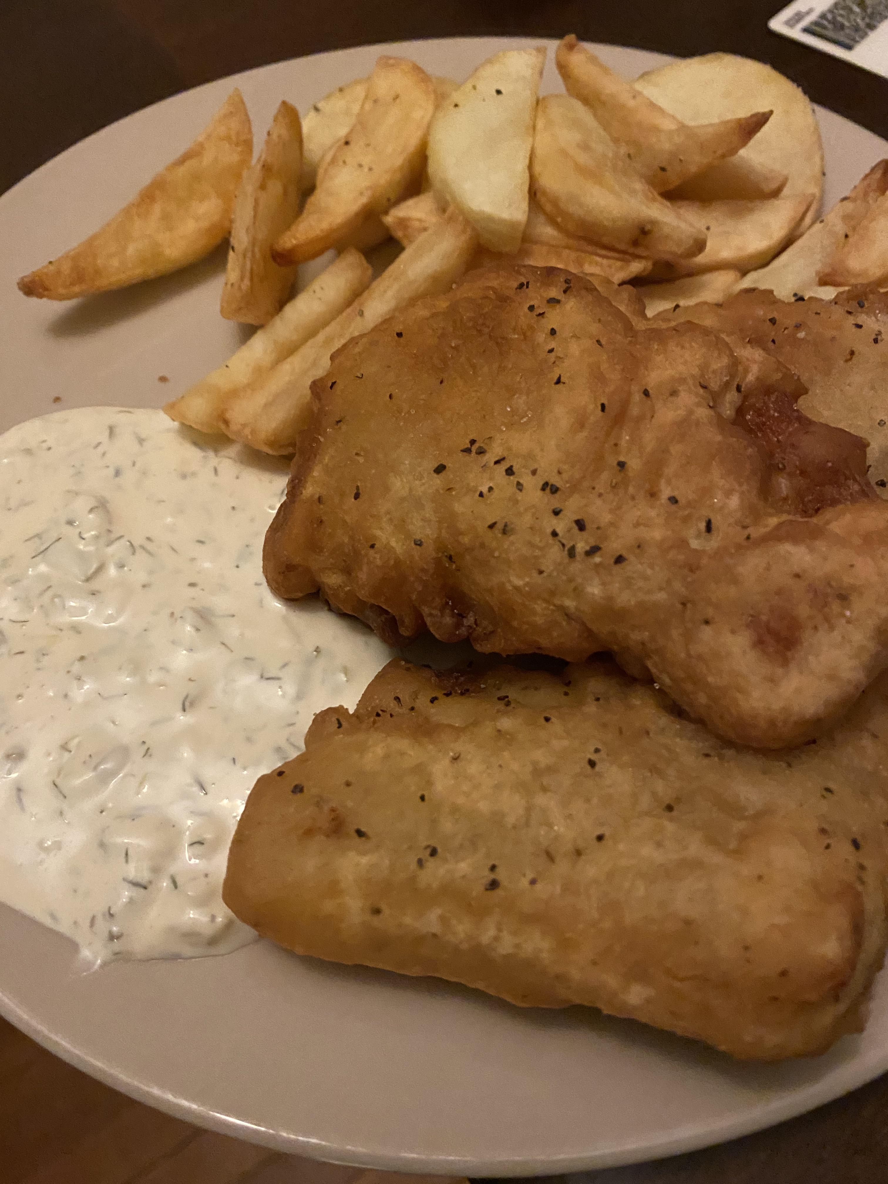 [homemade] Fish and chips | Scrolller