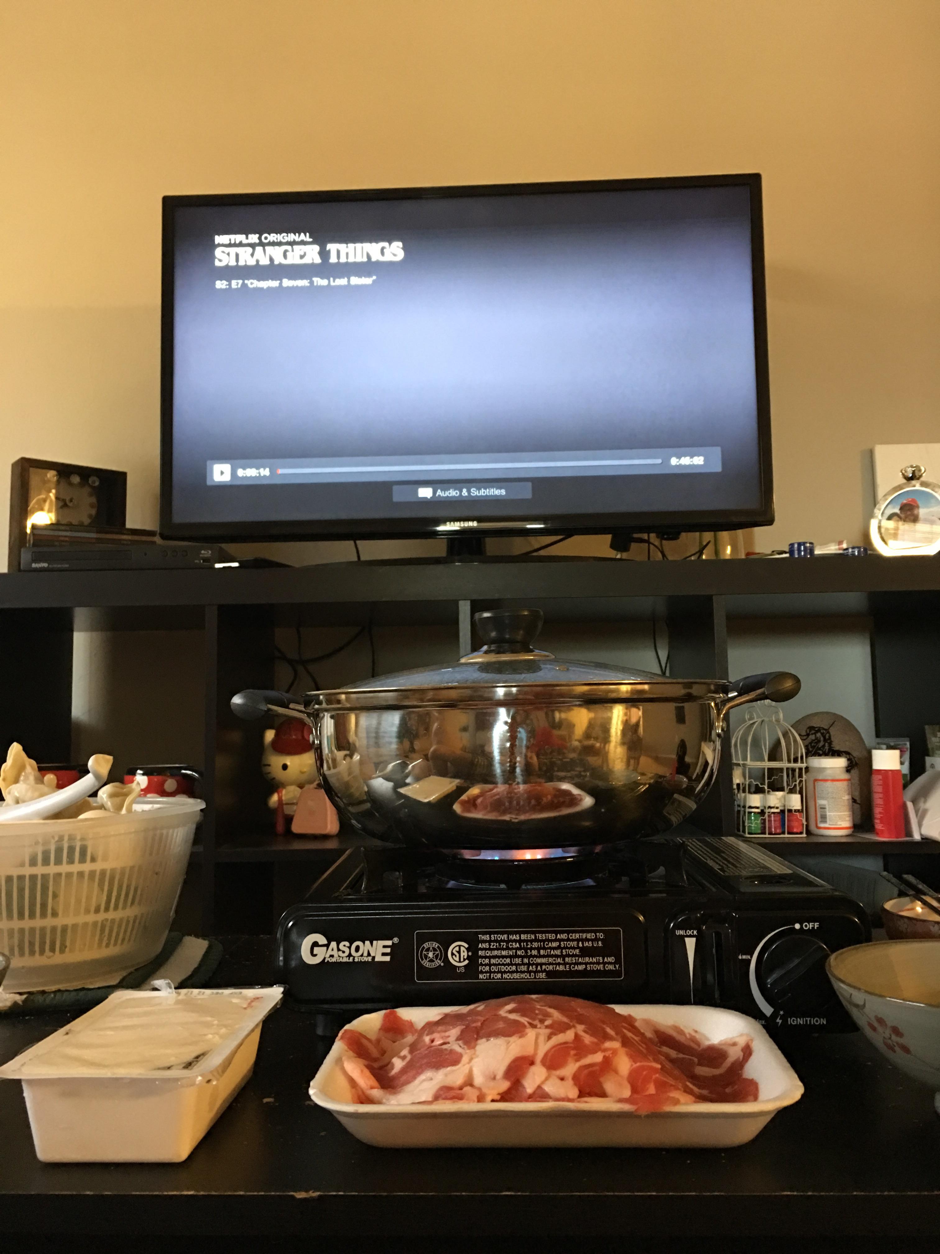 Homemade hot pot for our Stranger Things binge | Scrolller