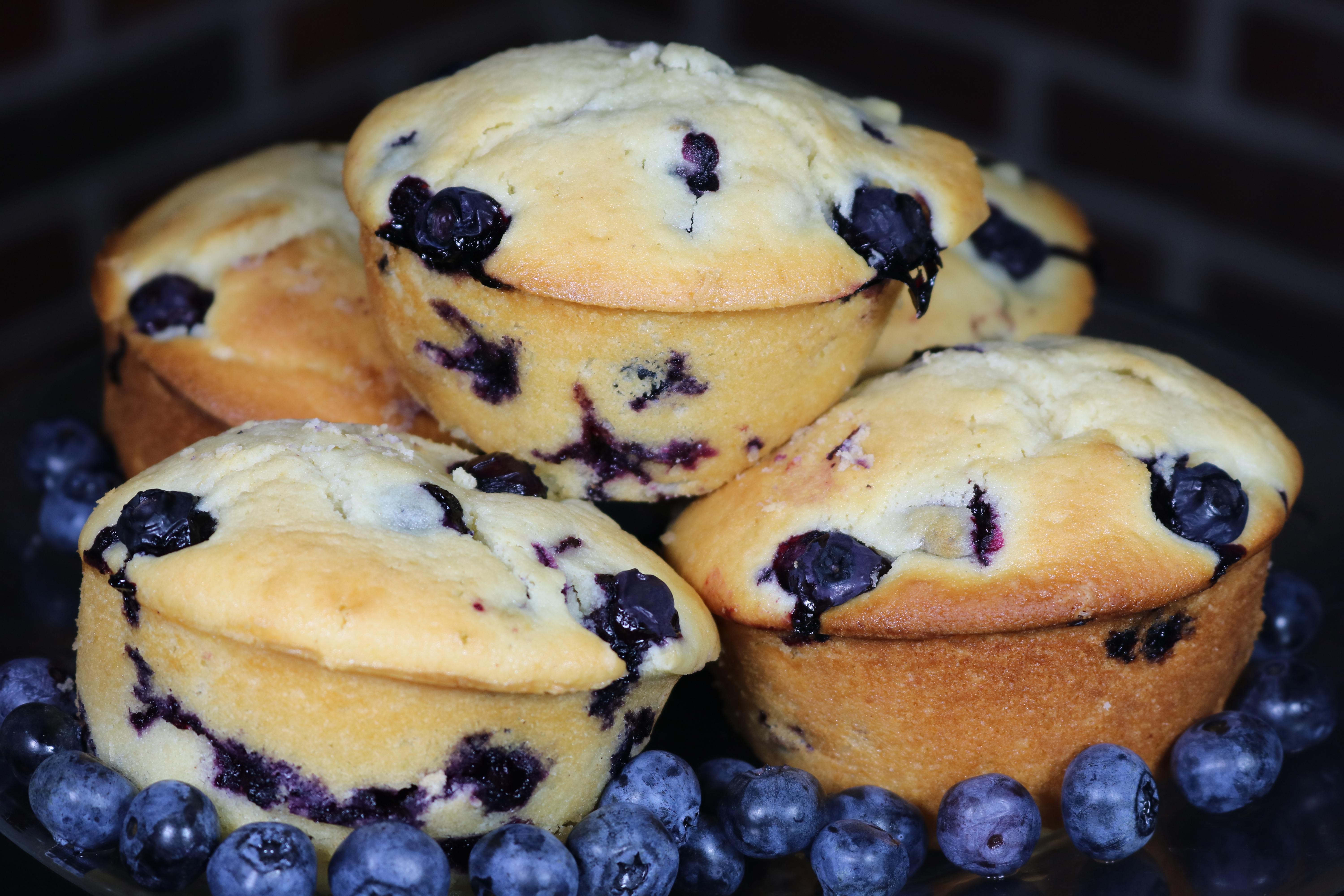 Homemade Jumbo Blueberry Muffins [OC] | Scrolller