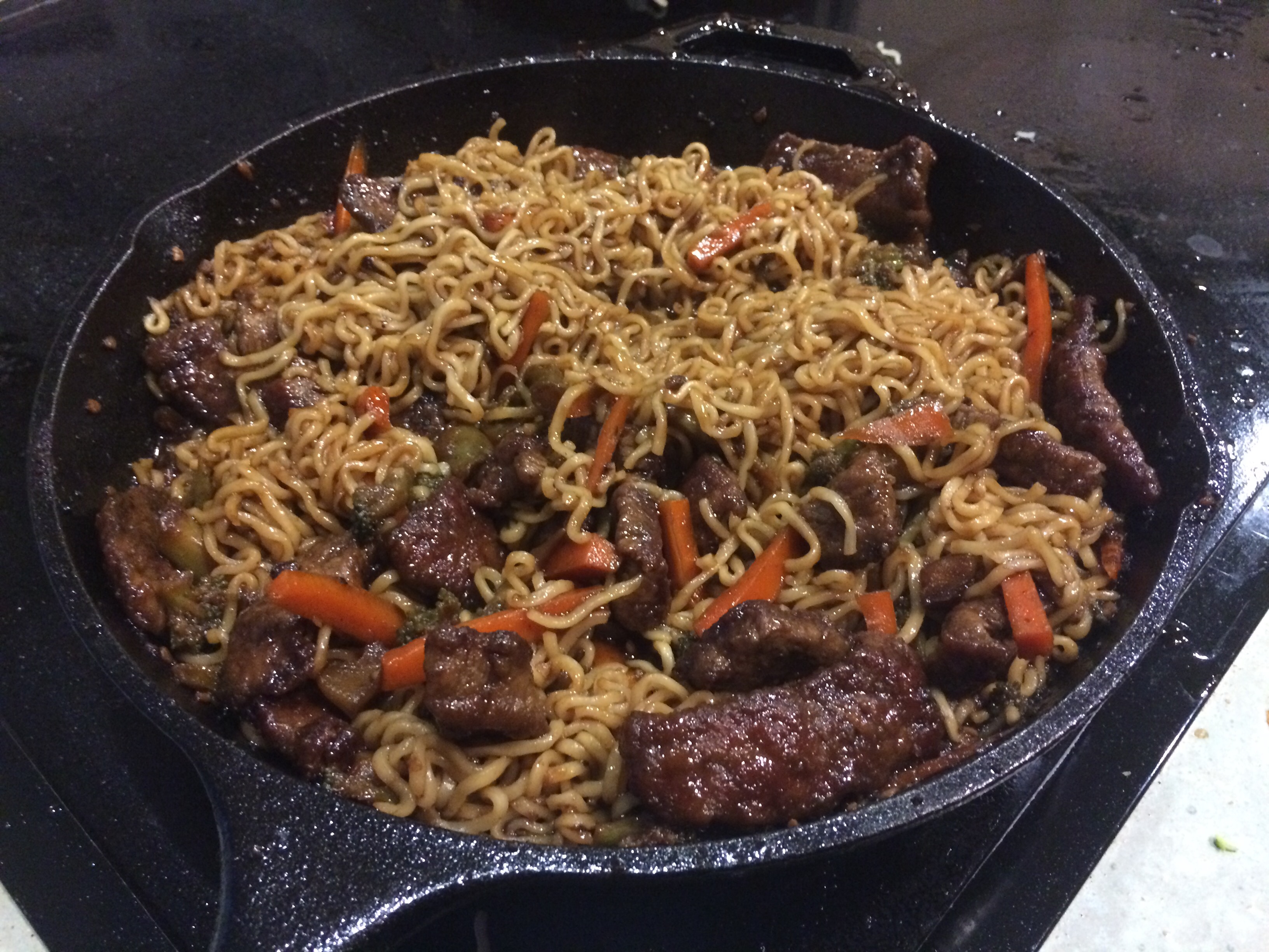 [Homemade] Mongolian Beef Ramen | Scrolller