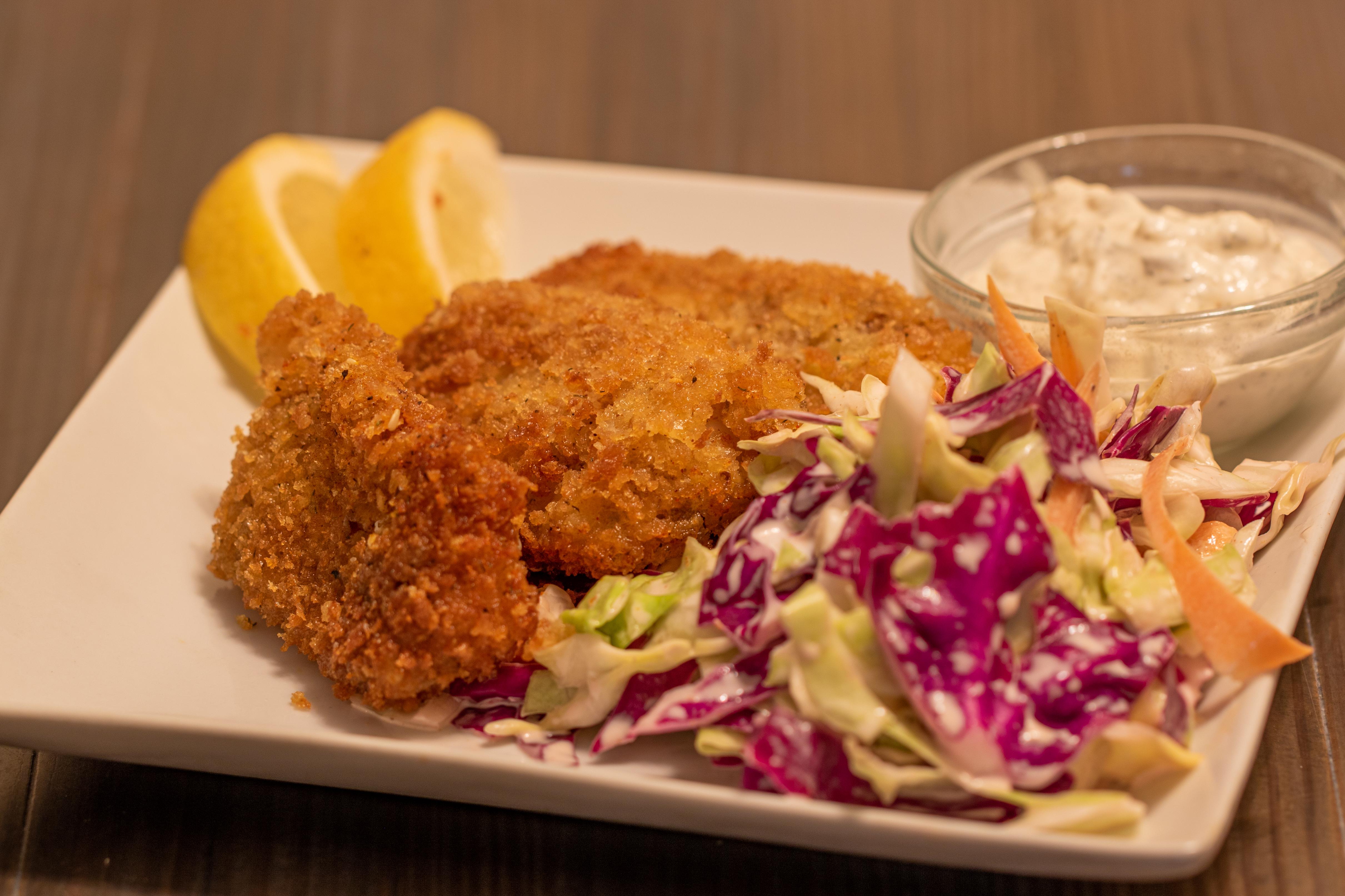 [Homemade] Panko Breaded Black Cod & Coleslaw | Scrolller