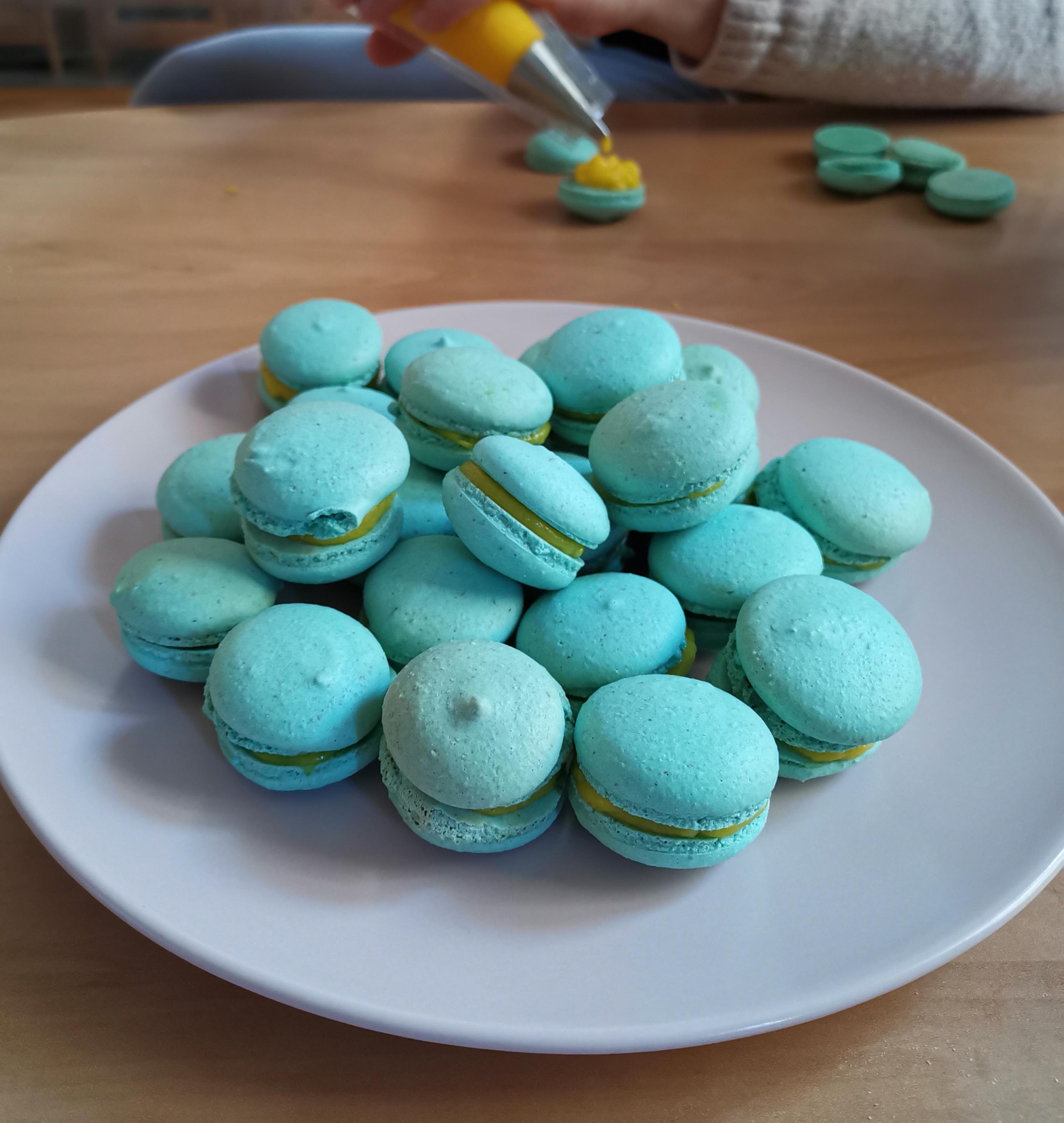 [HOMEMADE] Passion Fruit Macarons | Scrolller