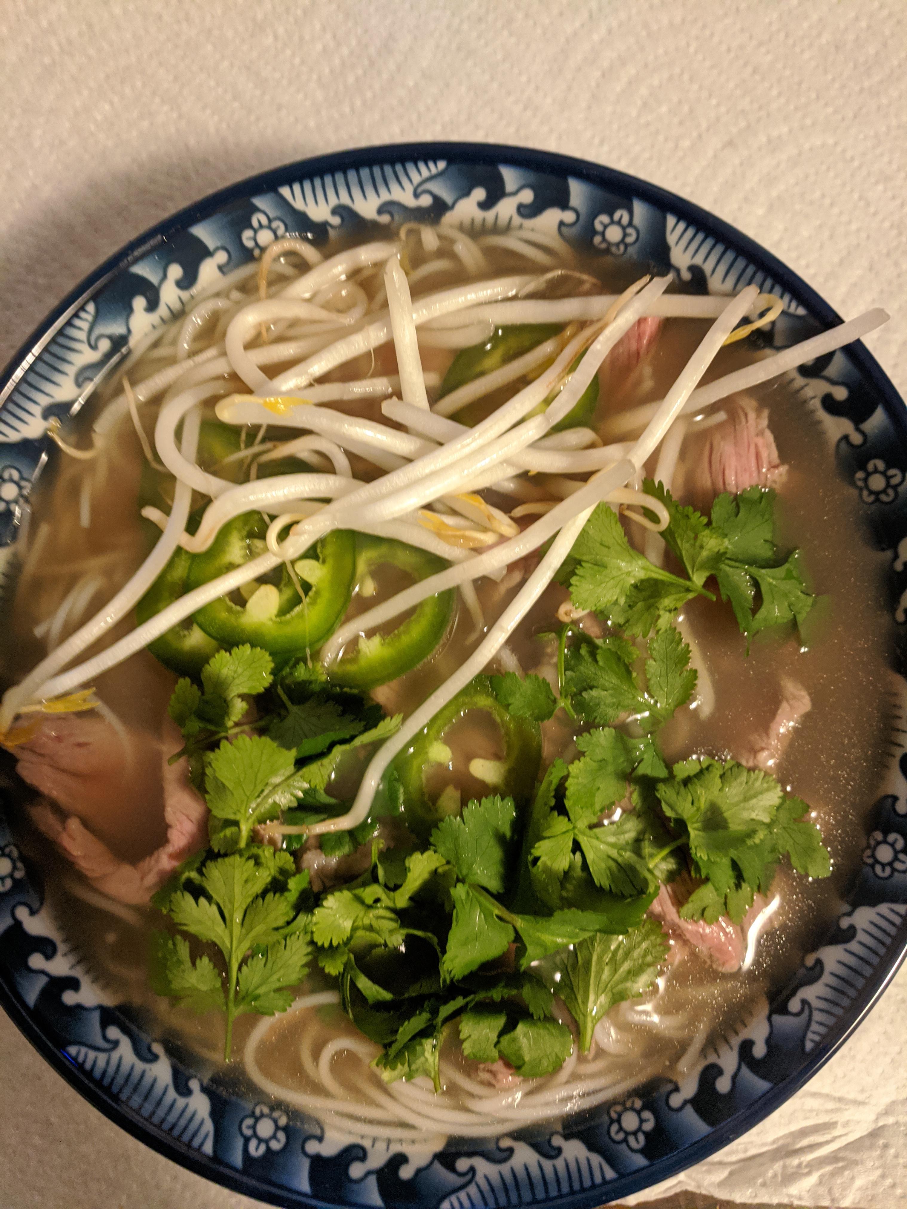 Homemade Pho Bo from broth I made | Scrolller