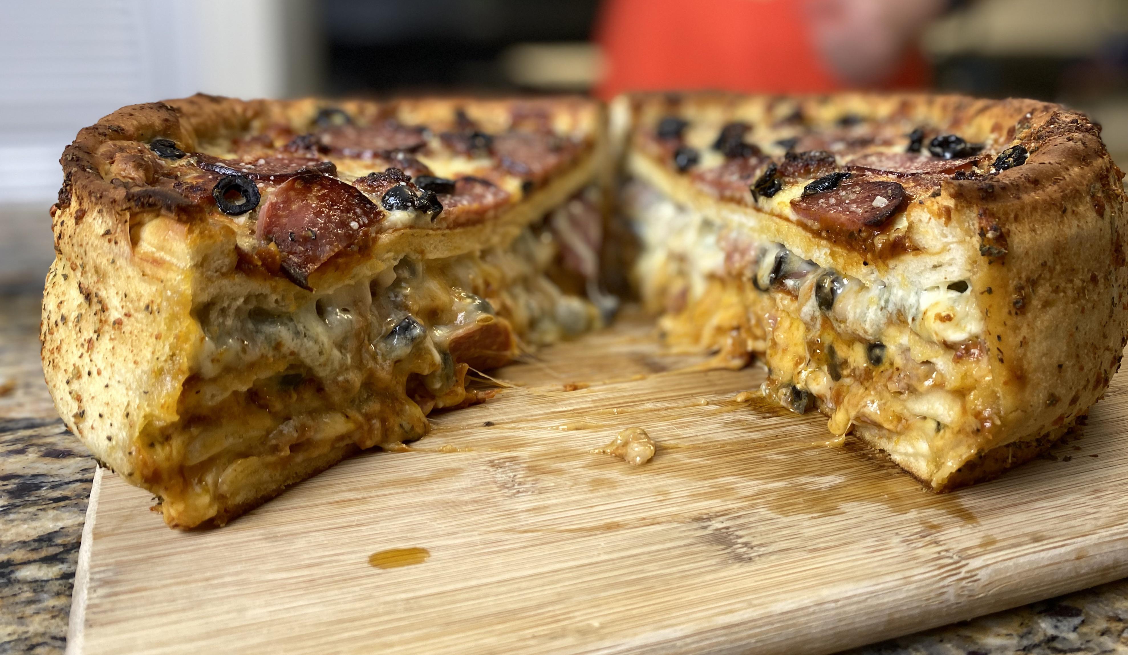 Homemade Pizza Cake -4 layers of goodness- | Scrolller