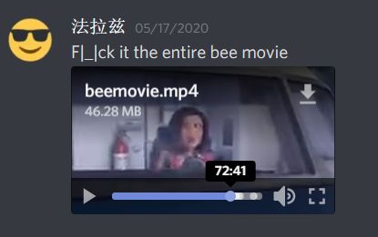Homie really uploaded the whole bee movie to discord | Scrolller