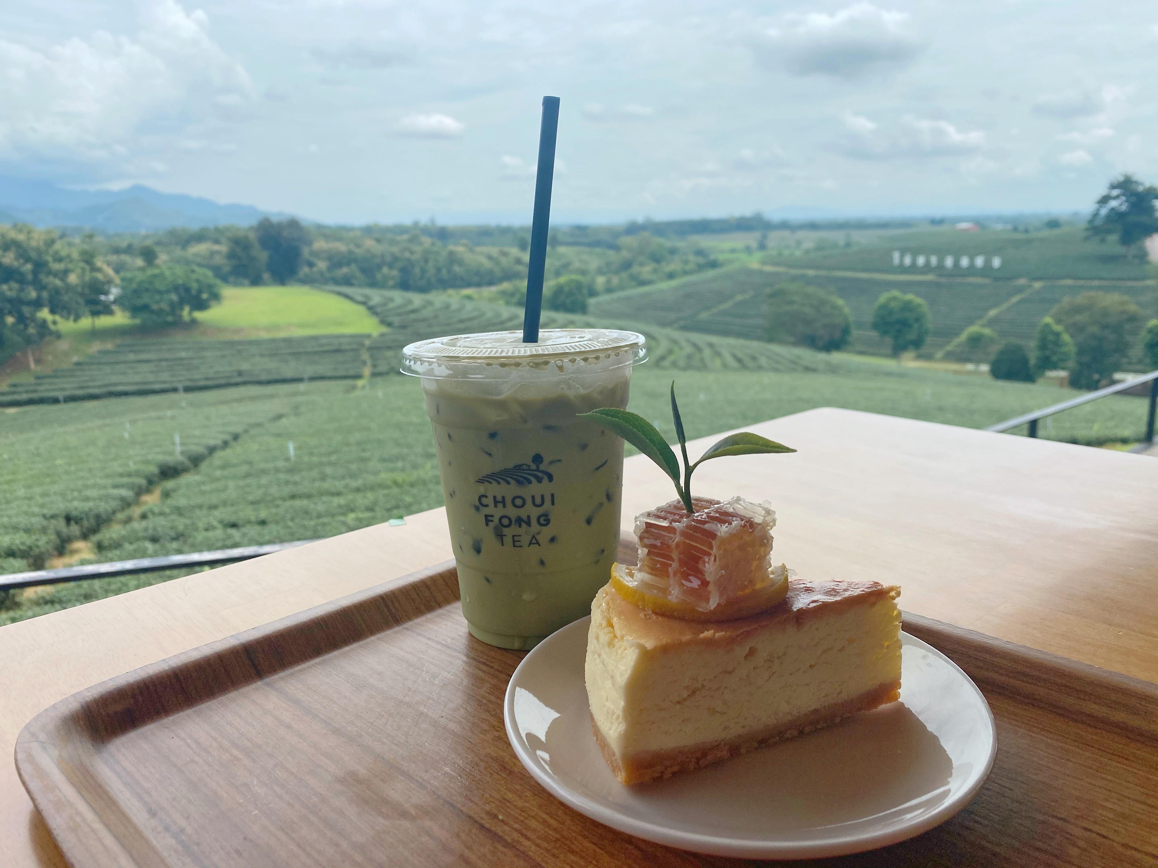 Honey Lemon Cheesecake and Green Tea Latte are the best way to start the day. | Scrolller