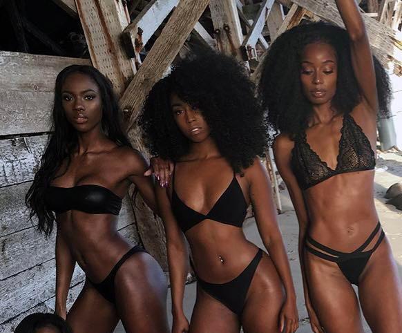 Hot Black Trio | Scrolller