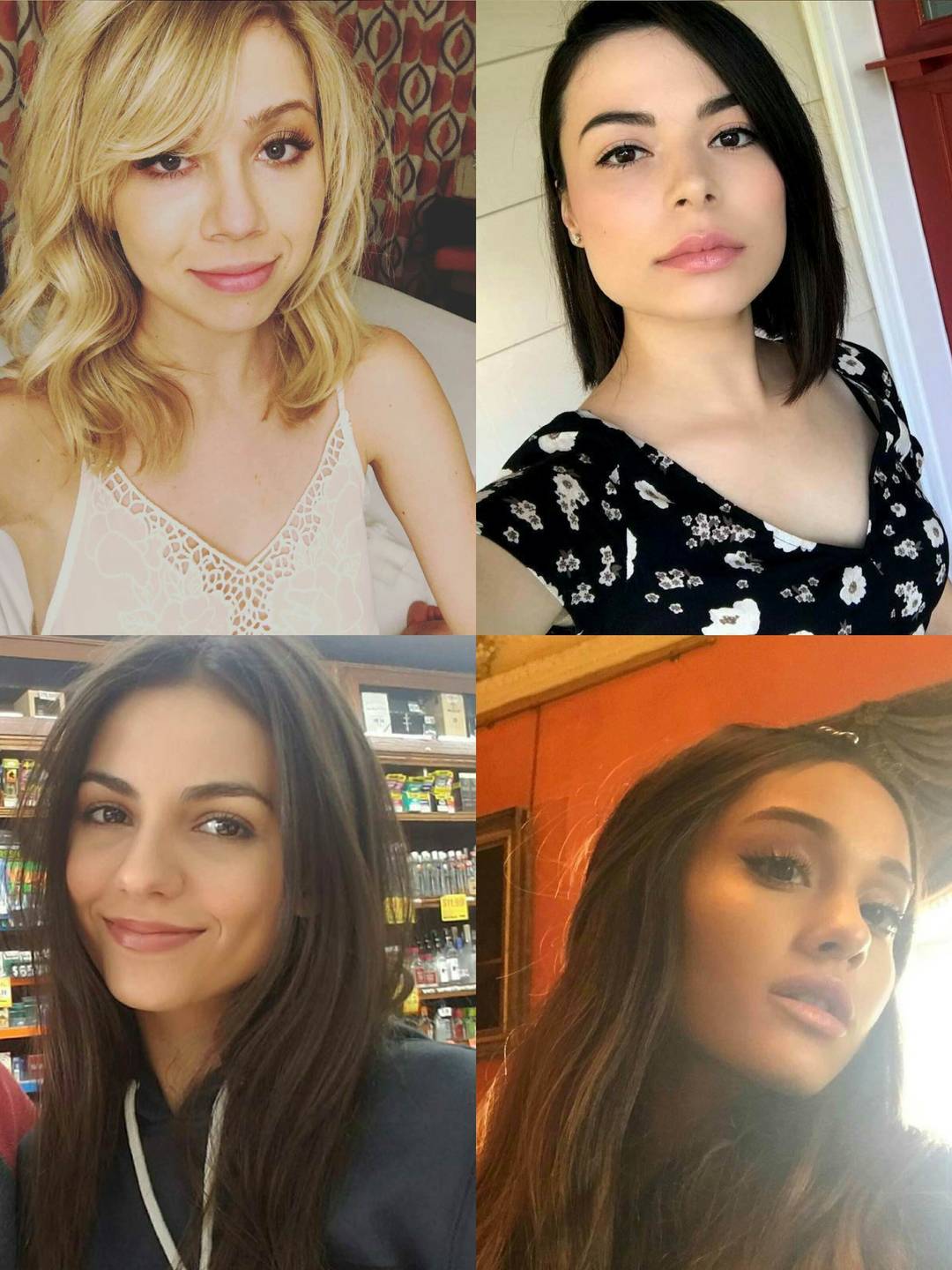 Hot Nickelodeon girls Jennette McCurdy, Miranda Cosgrove, Victoria ...