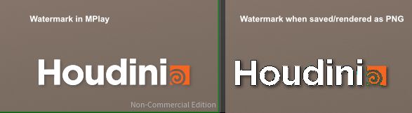 Houdini Apprentice watermark renders badly | Scrolller