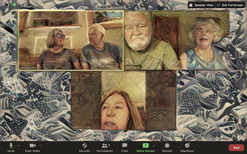 How Old Hippies Zoom | Scrolller