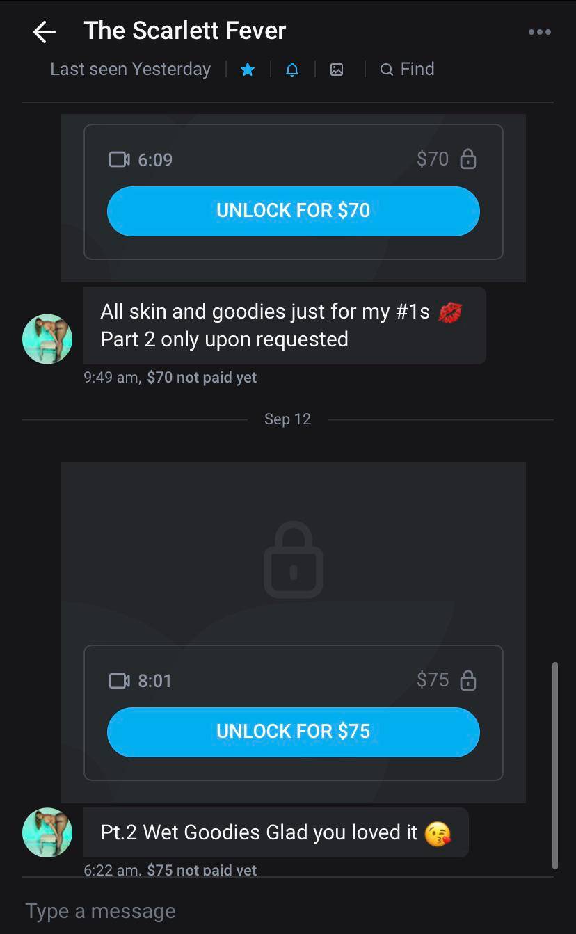 How scarlett makes sure only true fans buy her most explicit vids | Scrolller