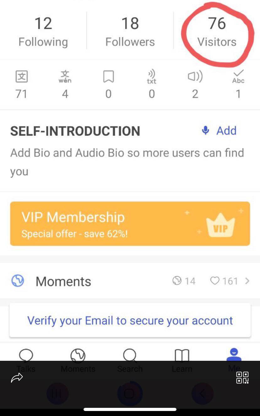 How to get “Visitor” feature? (Not mine) | Scrolller