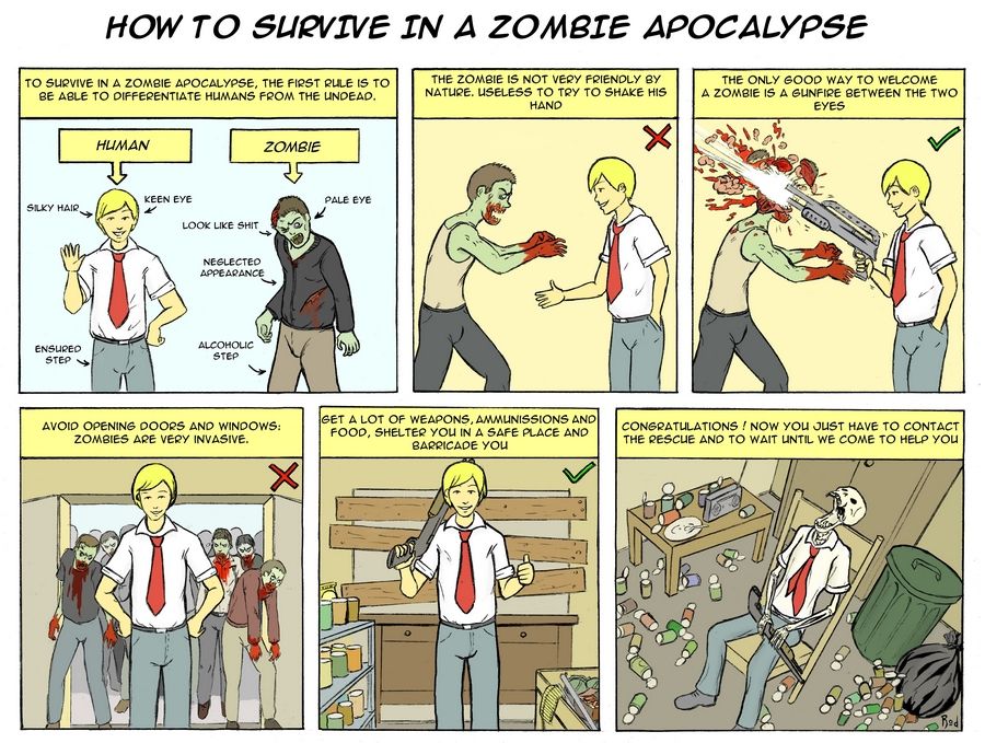 How to Survive in a Zombie Apocalypse | Scrolller