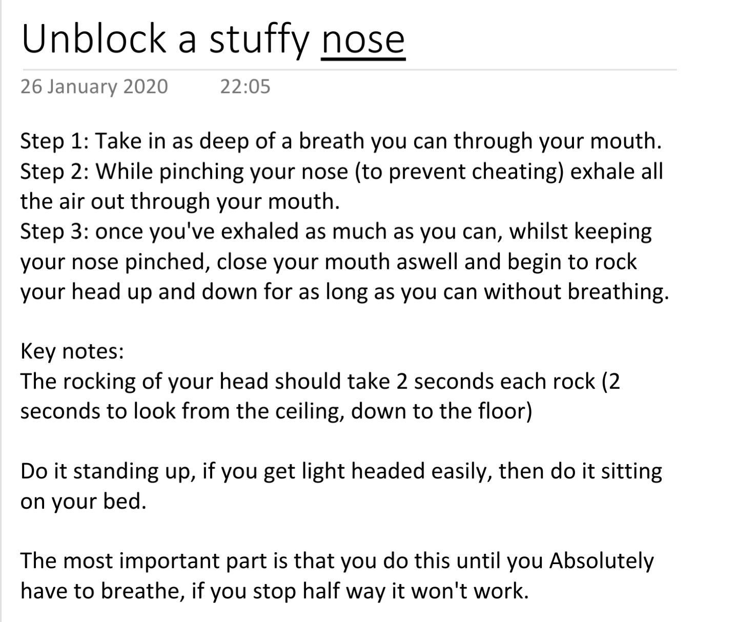 How to unblock a stuffy nose. | Scrolller