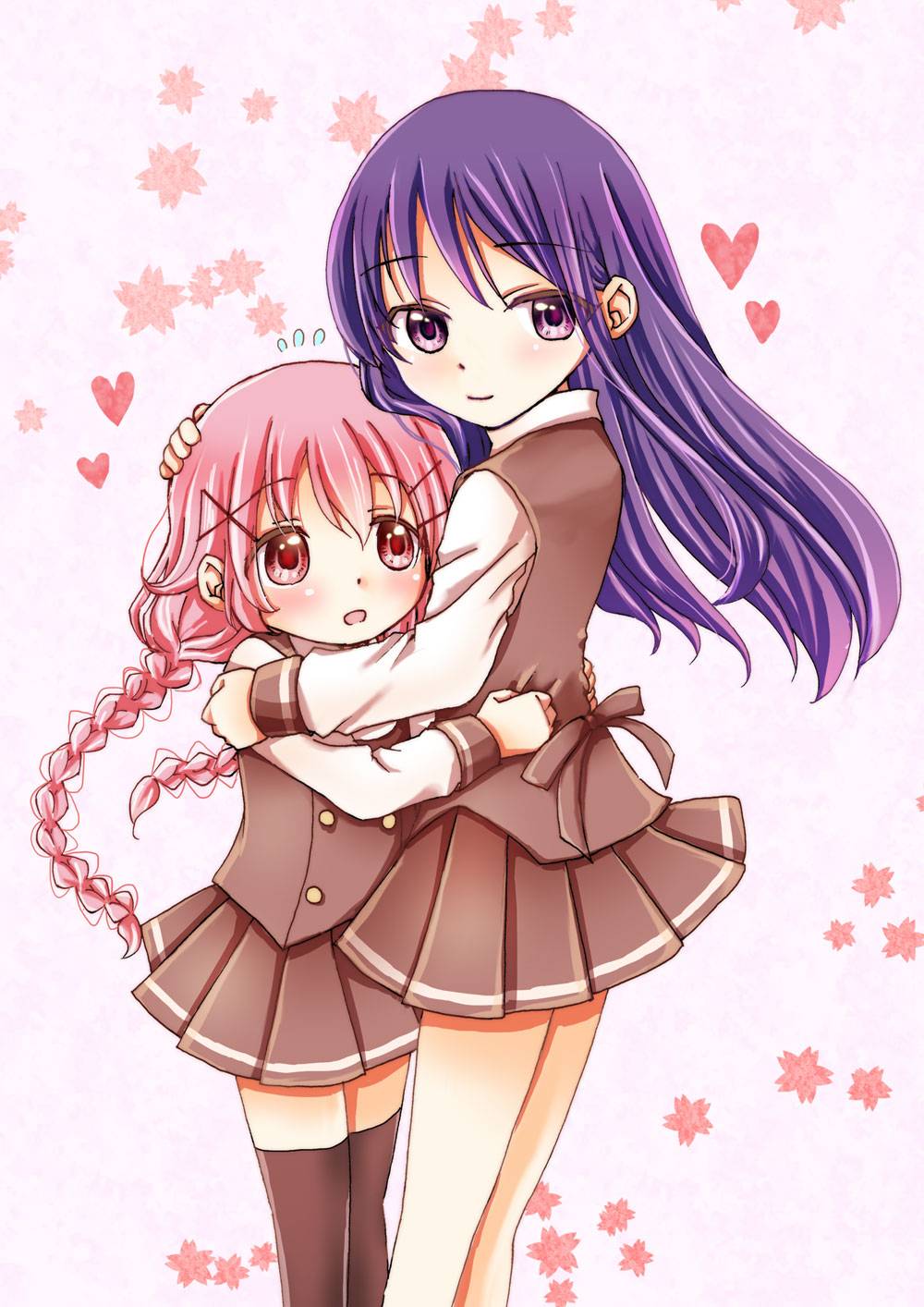 Hugging her | Scrolller