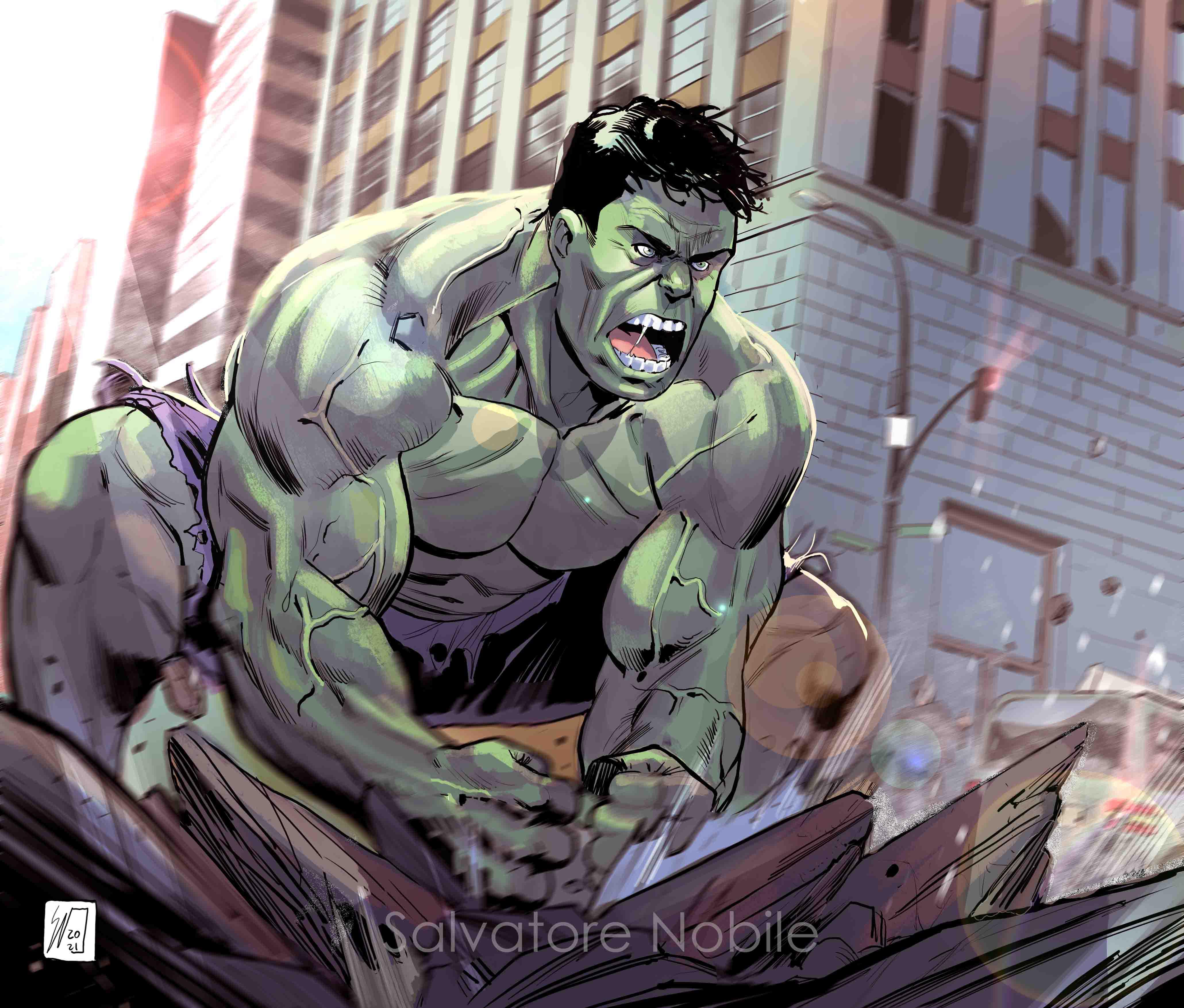 Hulk, fan art by me | Scrolller